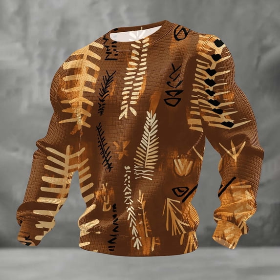Ceisia Men's All-Season Casual Regular Fit Crew Neck Sweatshirt African ...