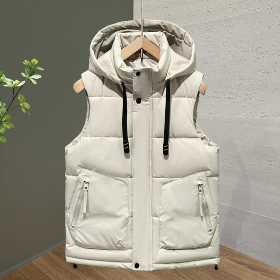 Ceisia Men's Fashion Stand Collar Zipper Sleeveless Tank with Pockets ...