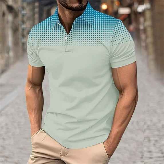 Ceisia Men's Loose Fit Short Sleeve T-Shirt Stylish Multi-Pattern ...