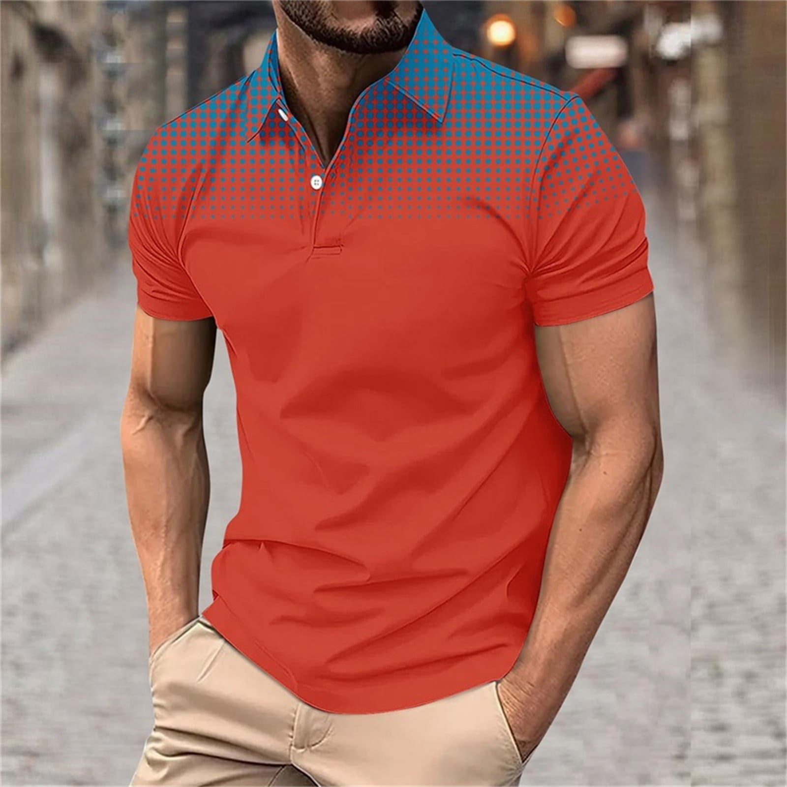 Ceisia Men's Loose Fit Short Sleeve T-Shirt Stylish Multi-Pattern ...