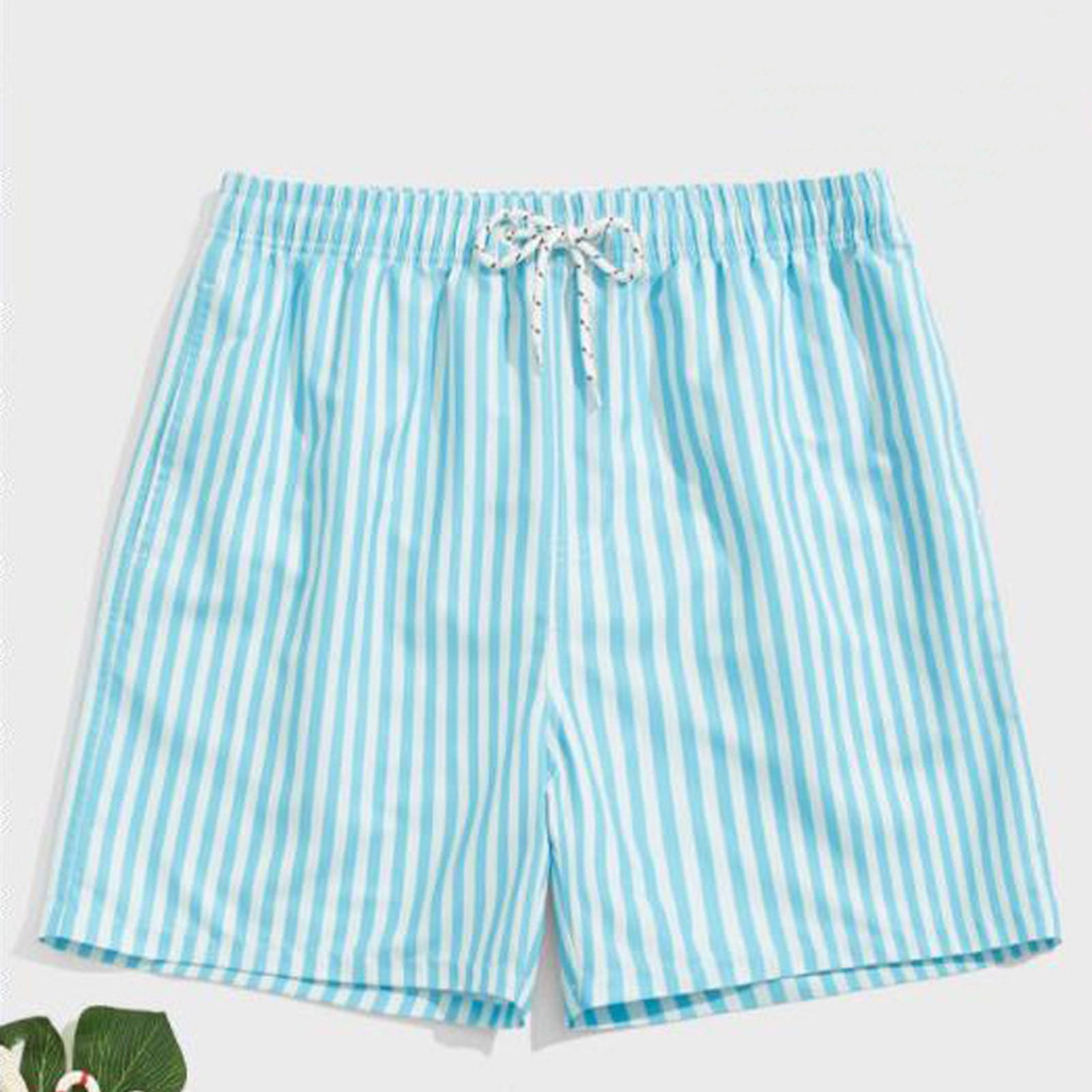Ceisia Men's Mesh Lined Surf Shorts Ombre Print Drawstring Elastic ...