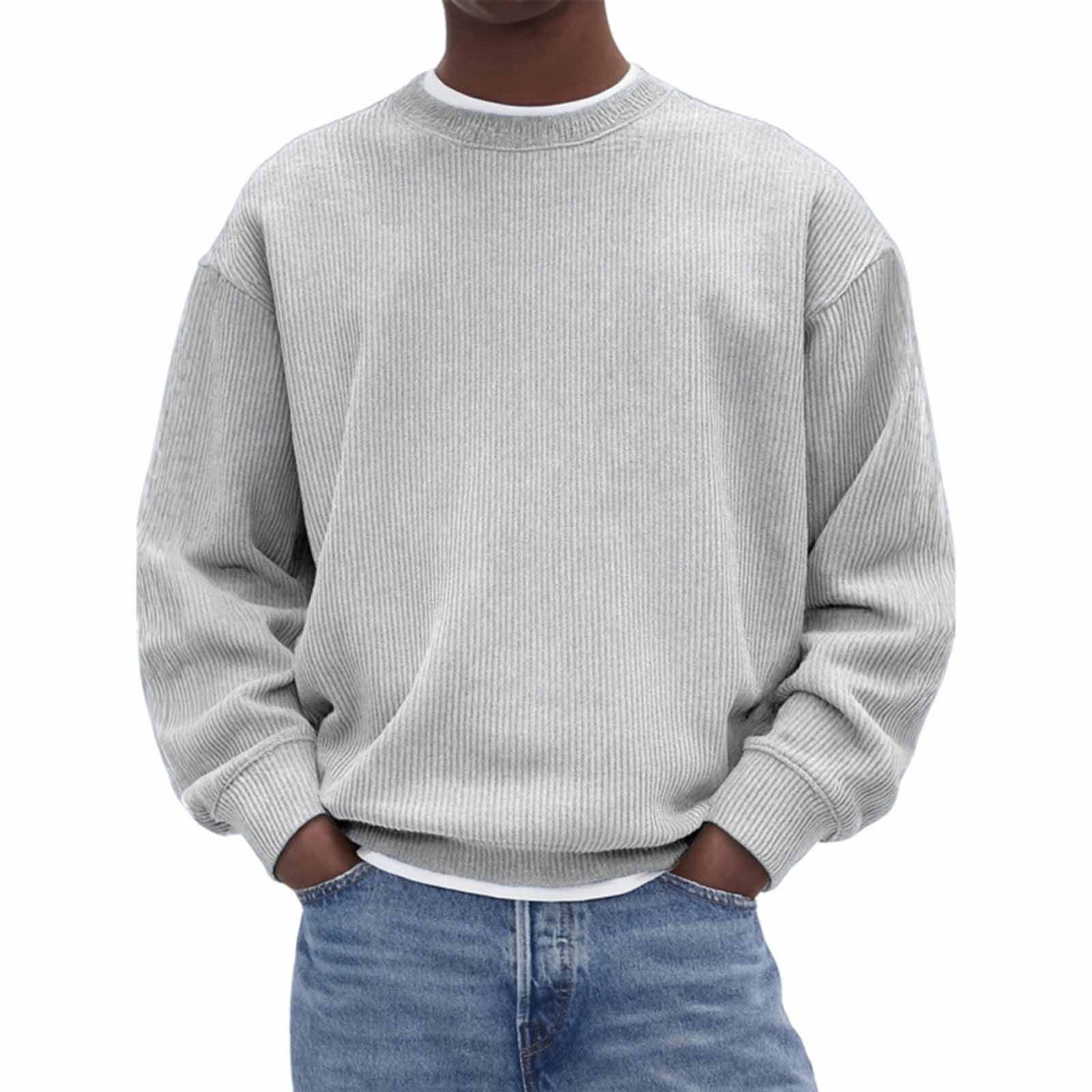 Ceisia Men's Multi-Season Gift Casual Fashion Solid Color Corduroy Long ...