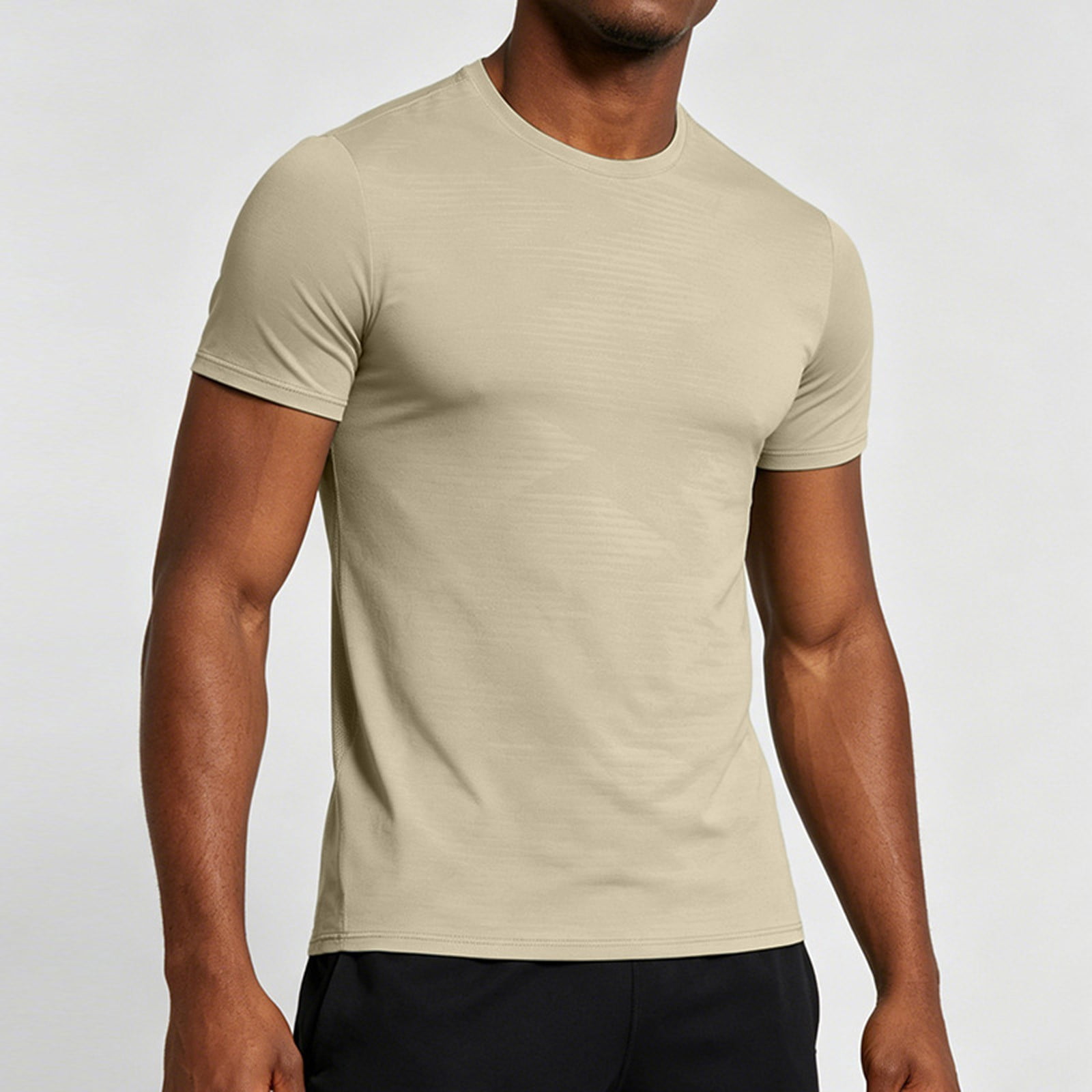 Ceisia Men's Quick Dry Crew Neck Short Sleeve Athletic T-Shirt Multi ...