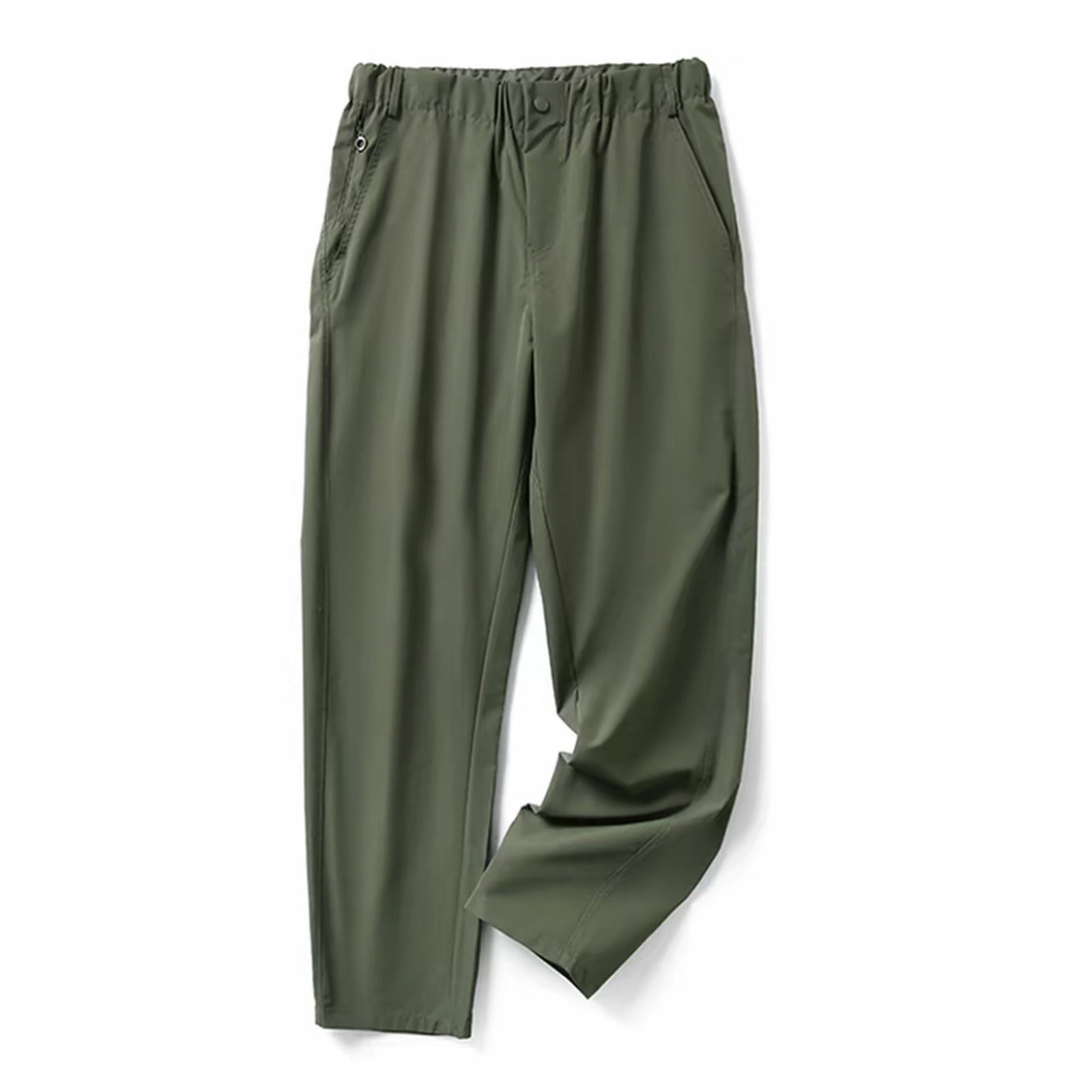 Ceisia Men's Quick Dry Elastic Waist Outdoor Pants Multi-Color Pack ...