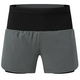 Ceisia Men's Seamless Lining Fitness Training Shorts, Elastic Waist for ...