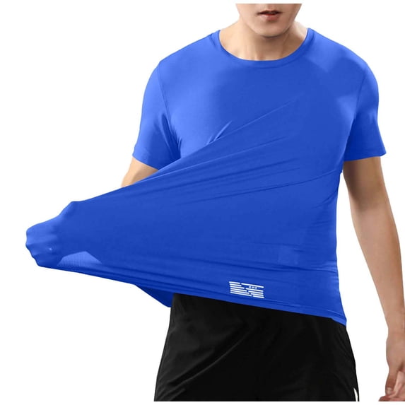 Ceisia Men's Slim Fit Athletic T-Shirts | High Stretch Quick Dry Short ...