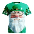 Ceisia Men's Slim Fit Short Sleeve T-Shirt Funny Cartoon Santa Claus ...
