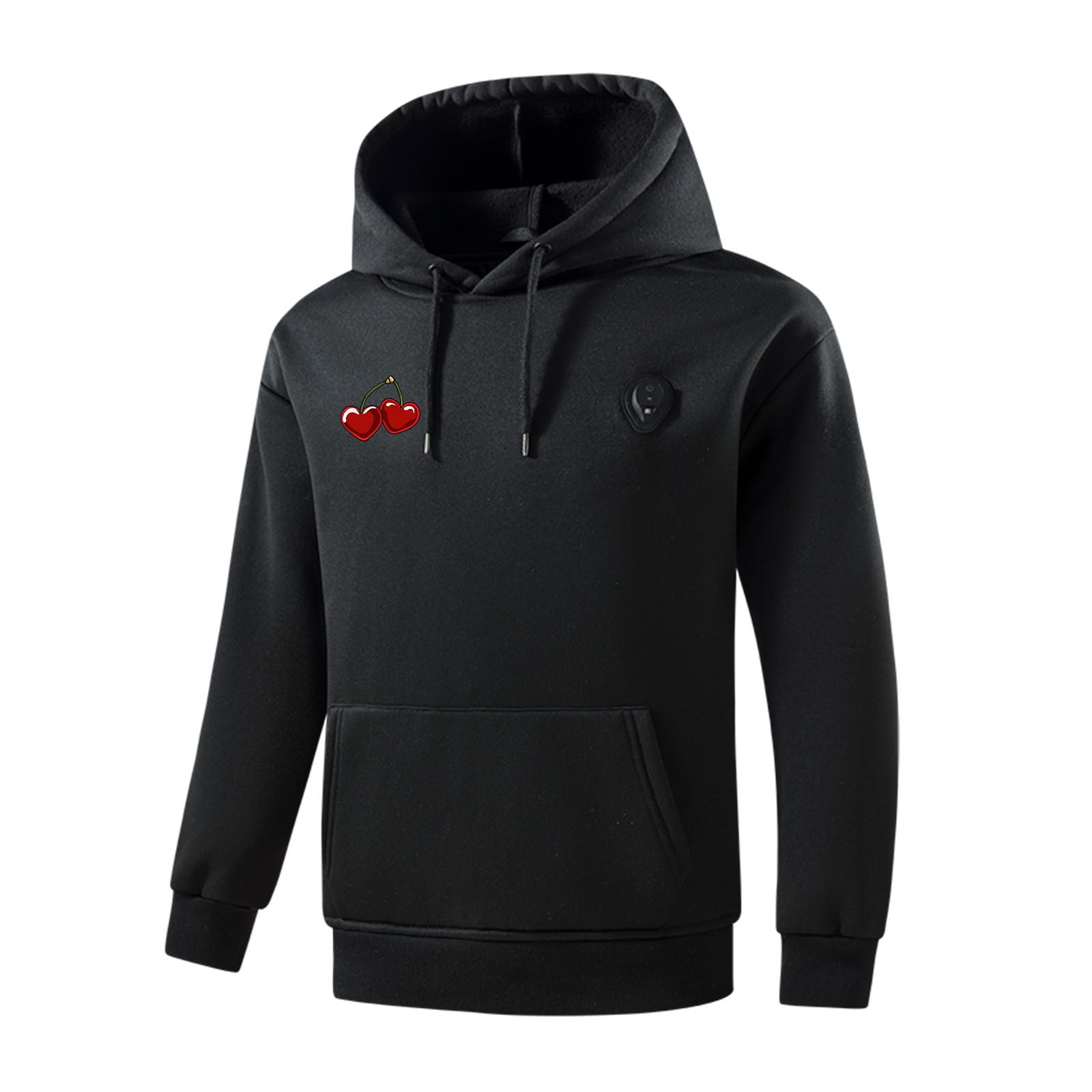 Ceisia Men's Smart 5-Zone Heated Hoodie with 3-Speed Temperature ...