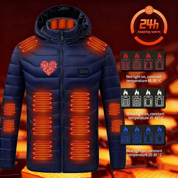 Ceisia Men's Solid Color Sleeveless Hooded Jacket Warm Casual Gift ...