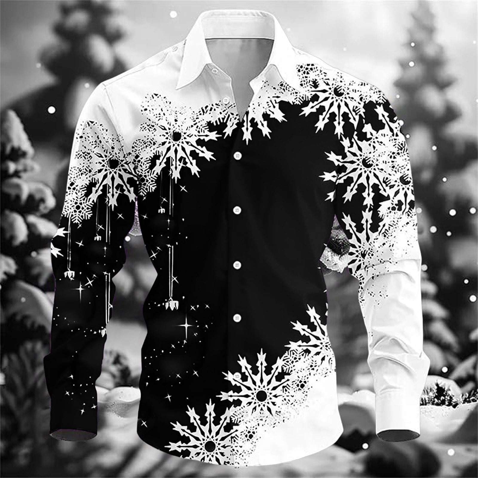 Ceisia Men's Spring Gift & Winter Fashionable Print Color Contrast ...