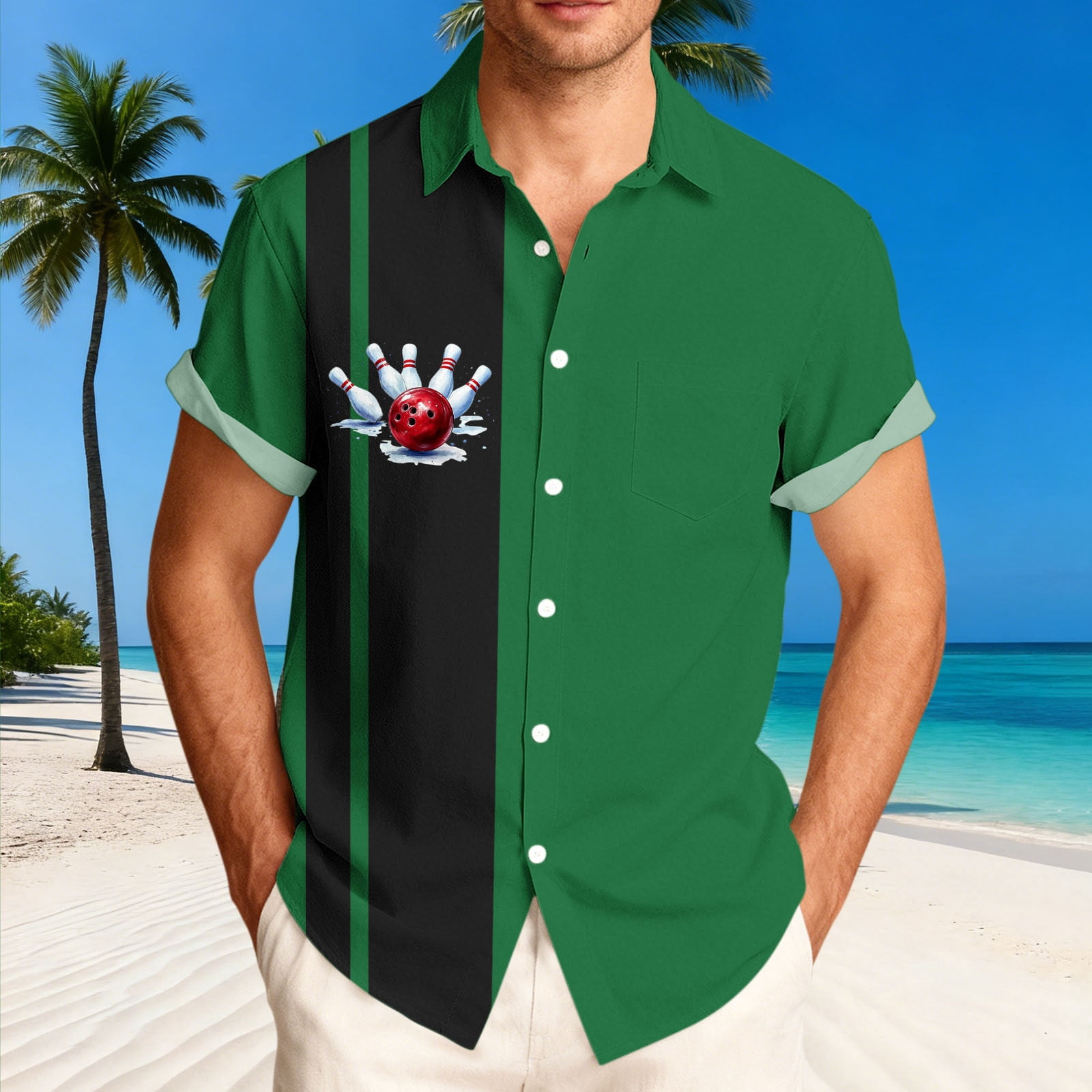 Ceisia Men's Summer St. Patrick's Day Casual Loose Fit Short Sleeve ...