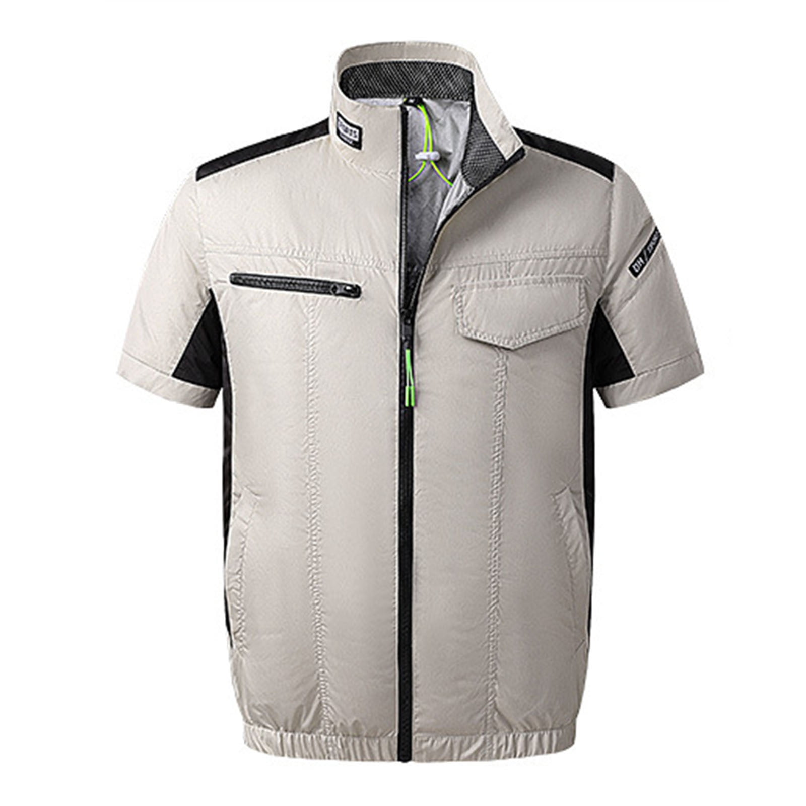 Ceisia Men's Unisex Solid Color Cooling Vest USB Fan Powered Air ...