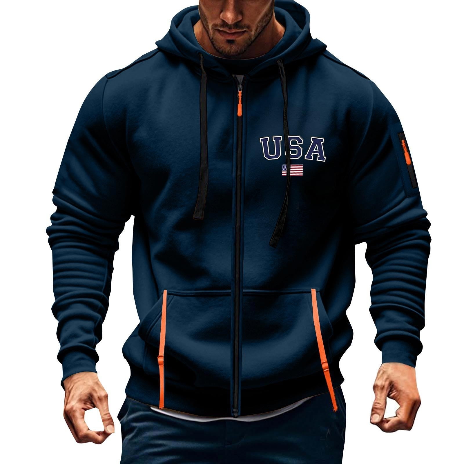 Ceisia Men's Windproof Water-Repellent Hooded Mountaineering Jacket ...