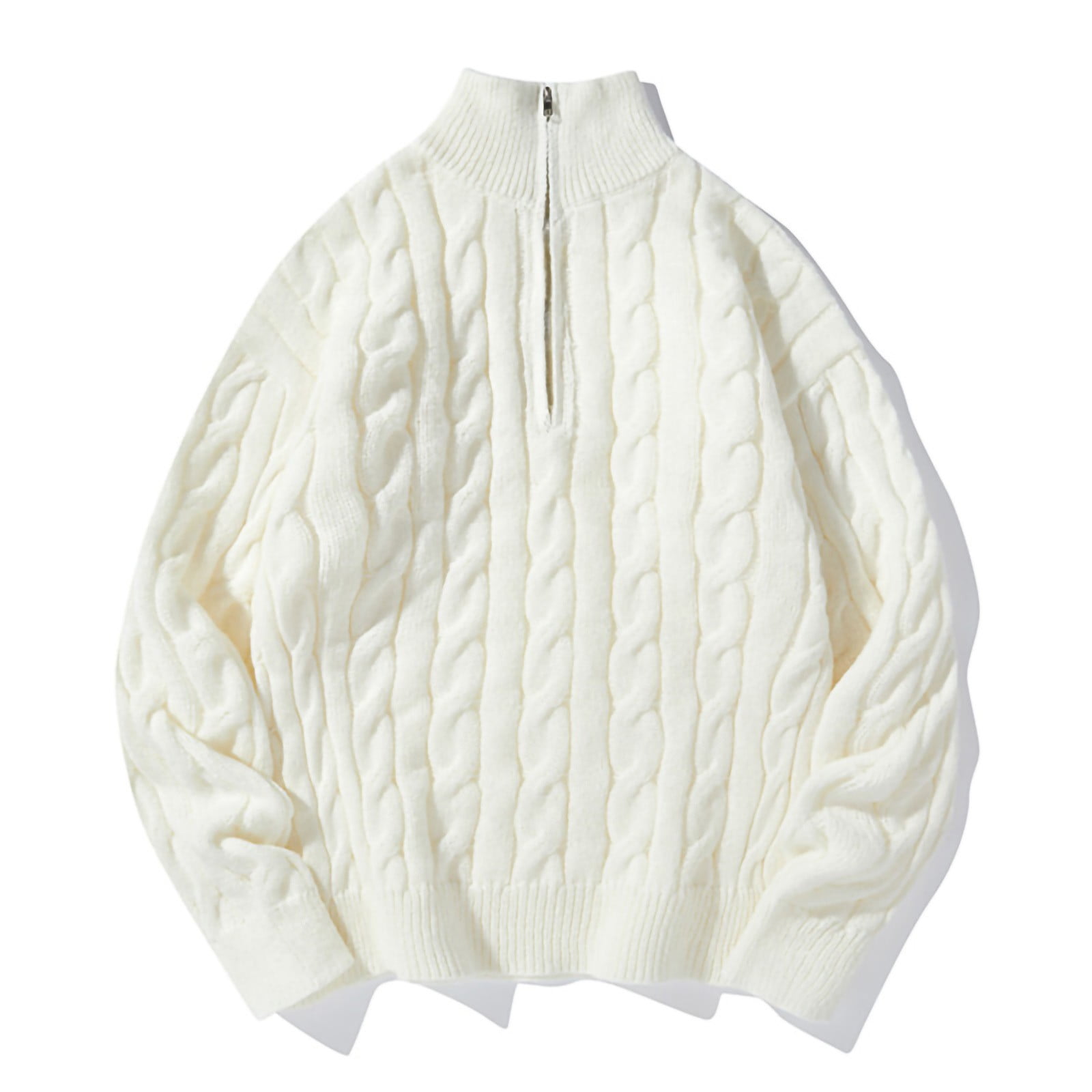 Ceisia Men's Winter Casual Solid Color V-Neck Long Sleeve Hoodie ...