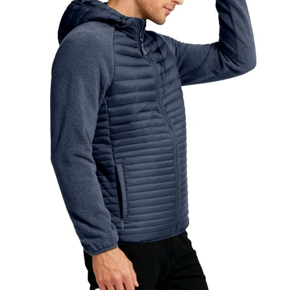 Ceisia Men's Winter Warm Stand Collar Zipper Cardigan with Pockets ...