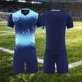 Ceisia Soccer Jersey and Shorts Set with Abstract Gradient Pattern ...
