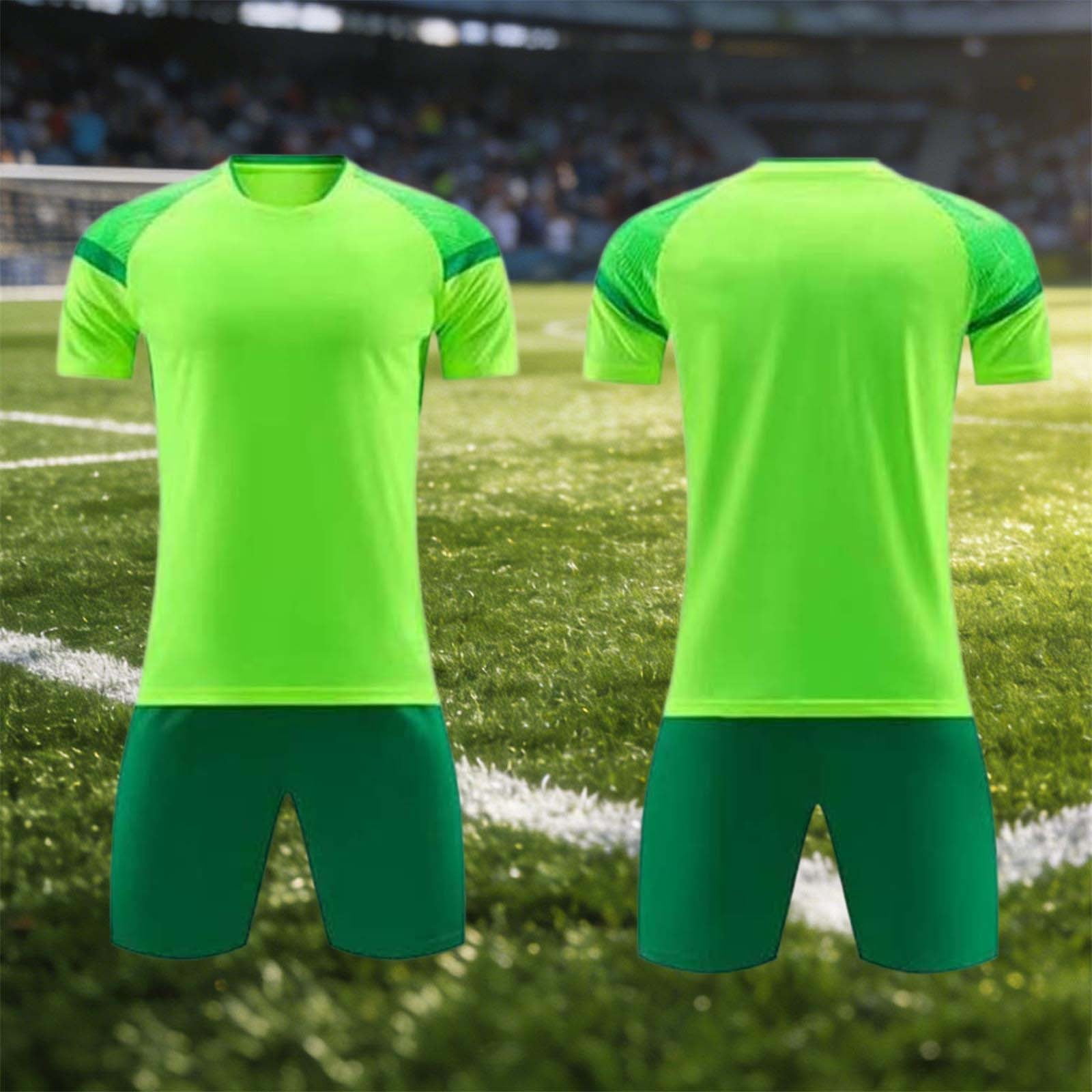 Ceisia Soccer Jersey and Shorts Set with Color Block Design Multi-Color ...