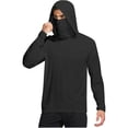 Cekizud Shirts for Men Summer Sunscreen Breathable Solid Color Long ...