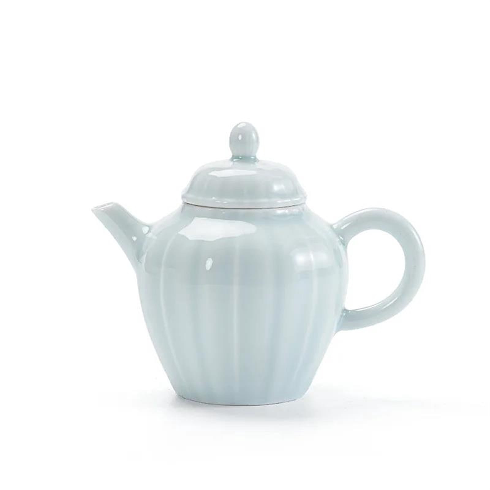 Celadon Blue Chinese Ceramic Kettle Teapot Tea Ceremony Set Tie Guan ...