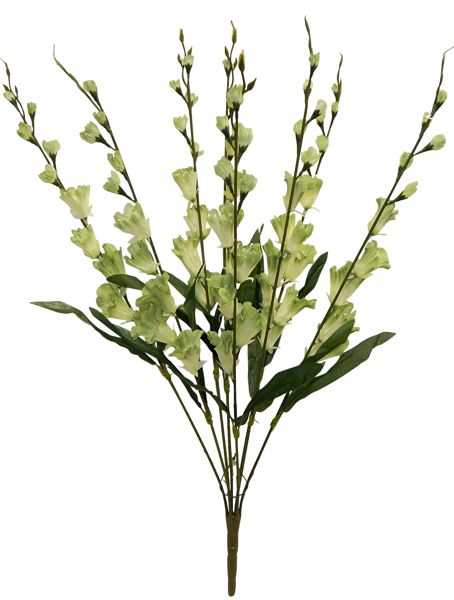 Celadon Green Bells of Ireland 32in Artificial Polysilk Faux Fake Flower Shell Flower Bush for ...