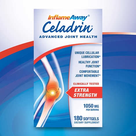 Celadrin Advanced Joint Health 1050 mg, 180 Softgels - Supports Complex ...
