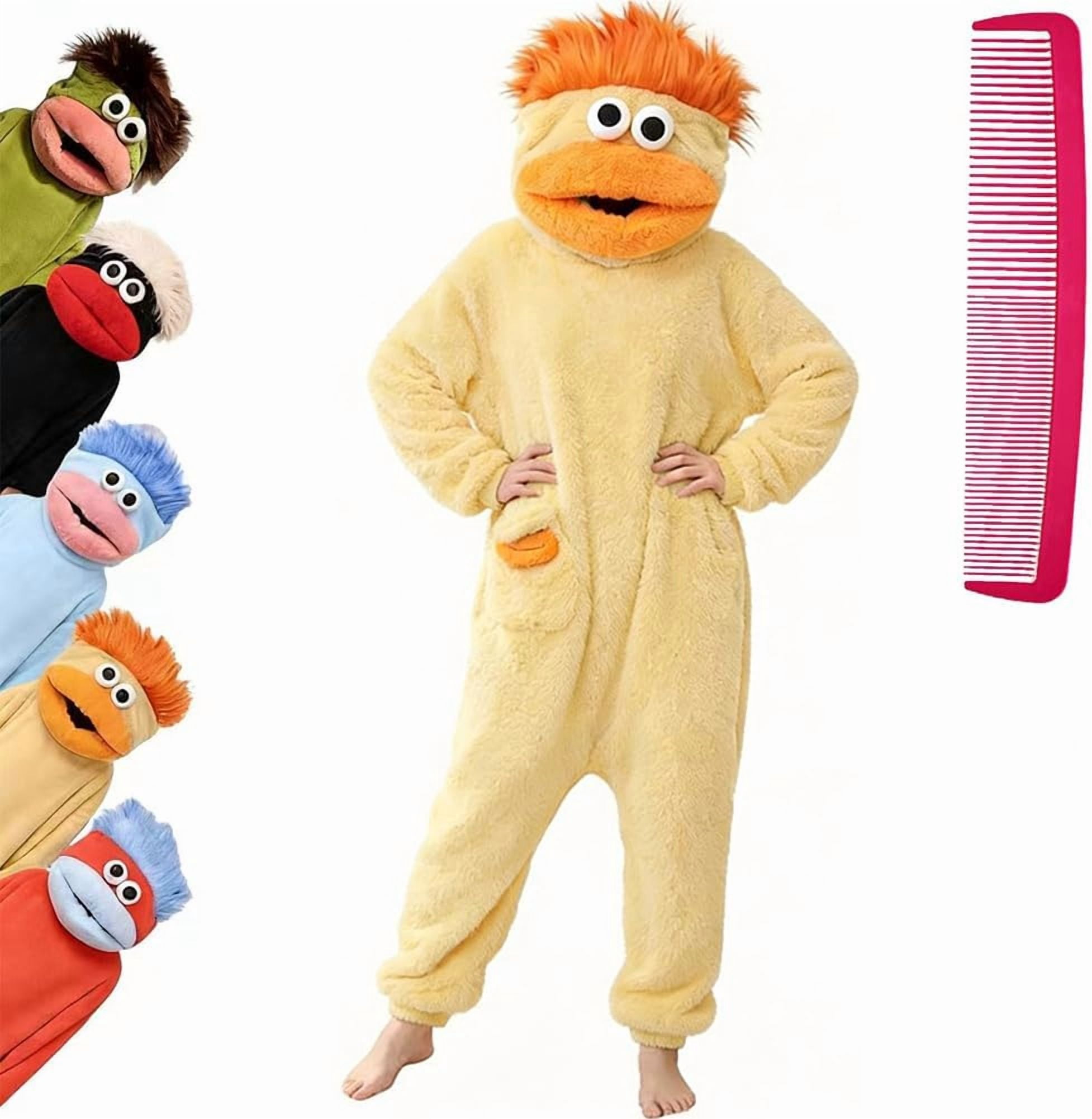 CeleBoo Funny Big Mouth Monster Onesie Pajamas with Large Comb ...