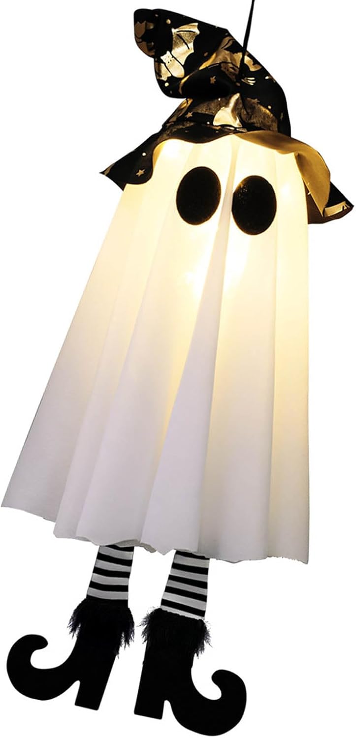 CeleBoo Horror Specter Hanging Ornament For Porch Yard Lighted LED ...