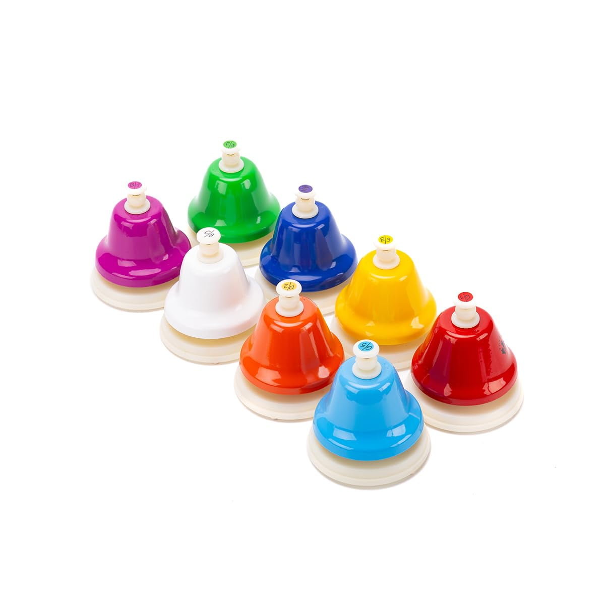 CeleMoon Desk Bells for SSF20 Kids - 8 Note Colorful Metal Handbells ...