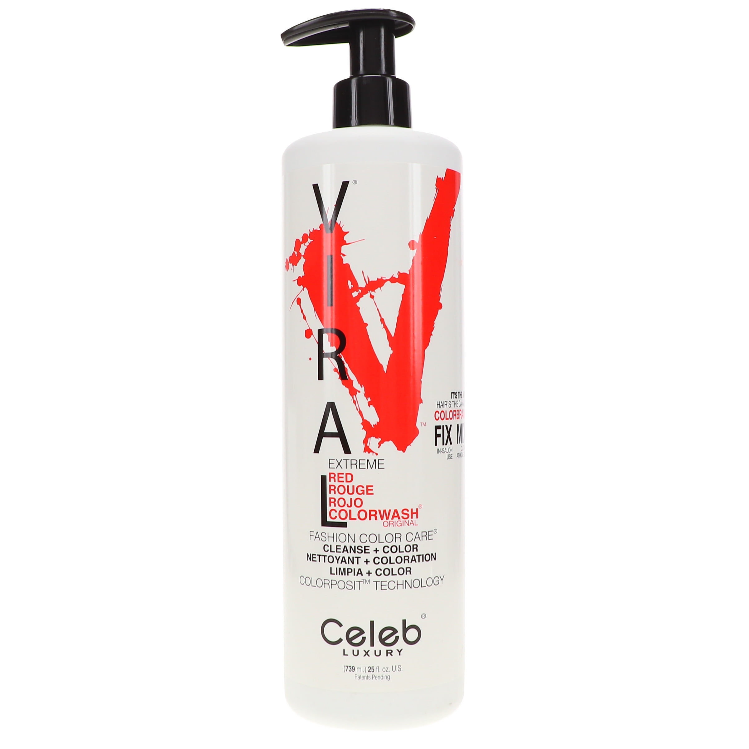 Celeb Luxury Viral Extreme Red Colorwash, Hair Color Enhancer, 25 oz ...