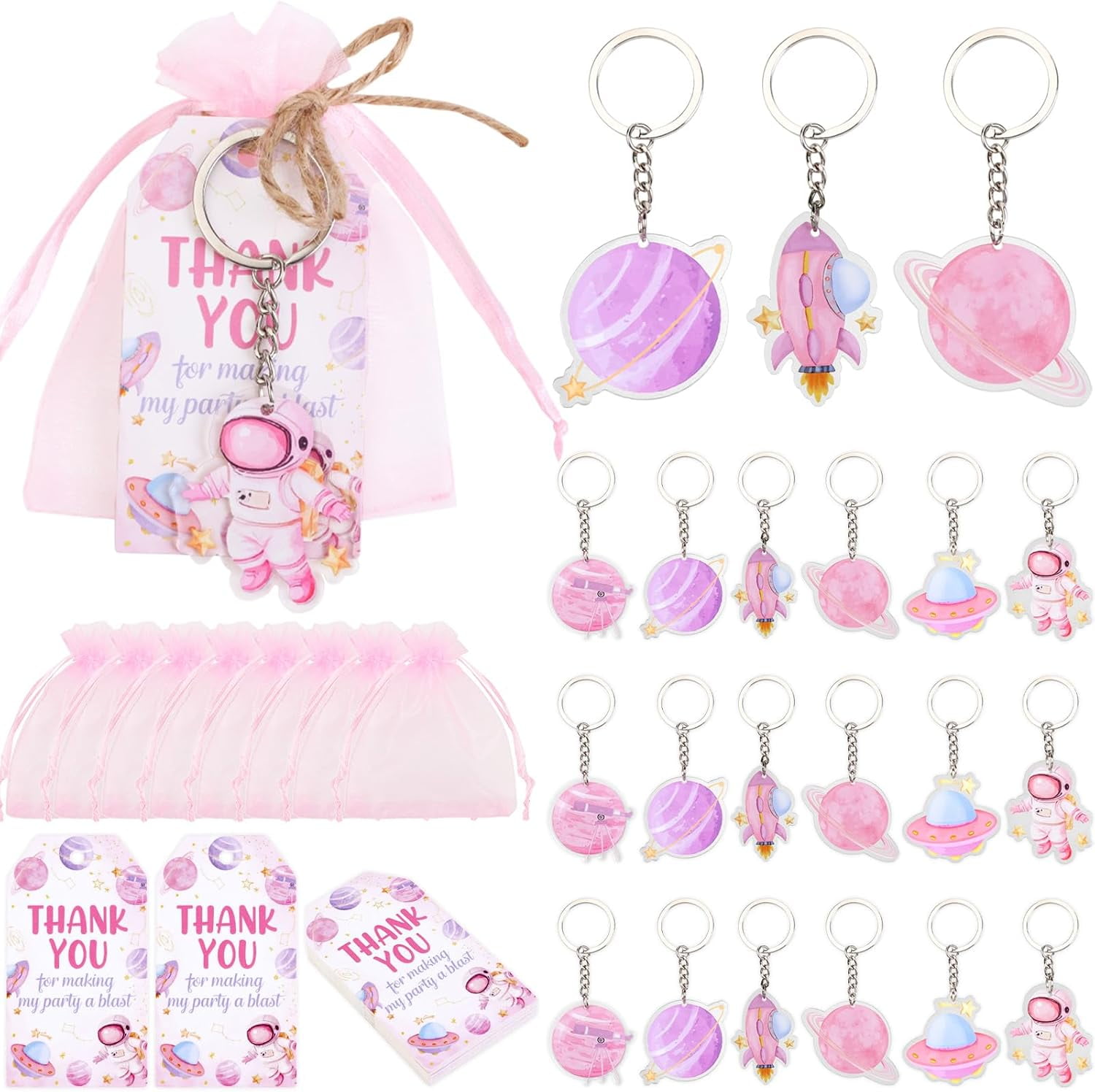 CelebJOY 72Pcs Outer Space Party Favors, Space Themed Astronaut ...