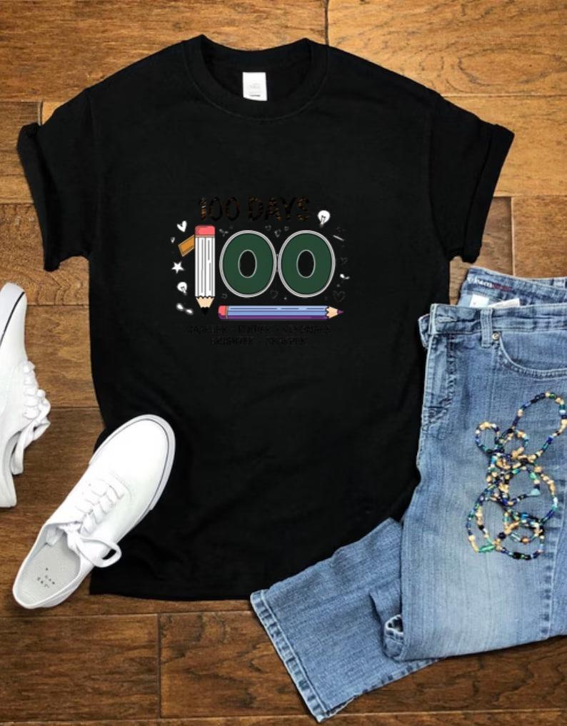 Celebrate 100 Days Of Progress School Teacher Unisex T-Shirt, for men ...