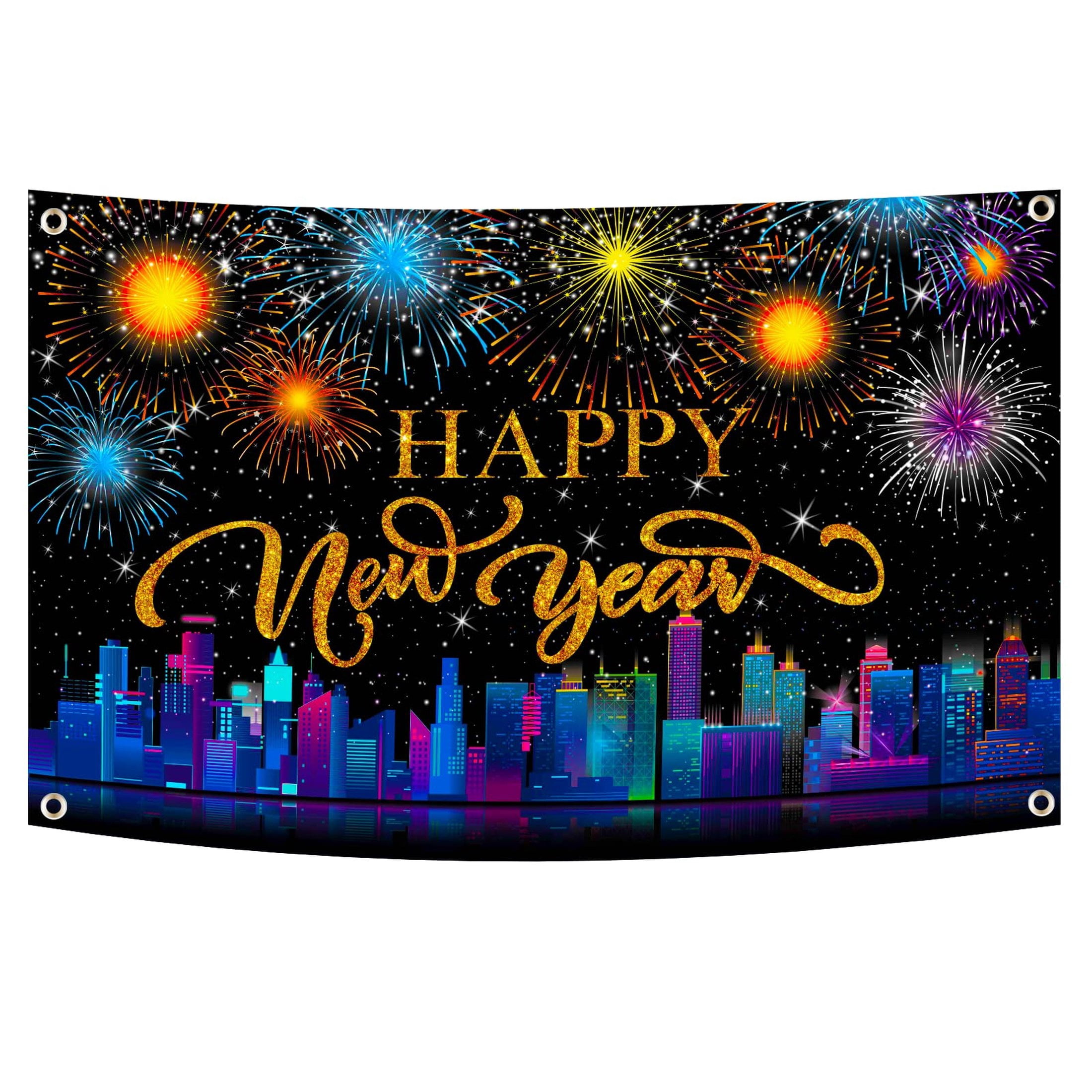 Celebrate 2024 with our vibrant New Year Banner, perfect for parties ...