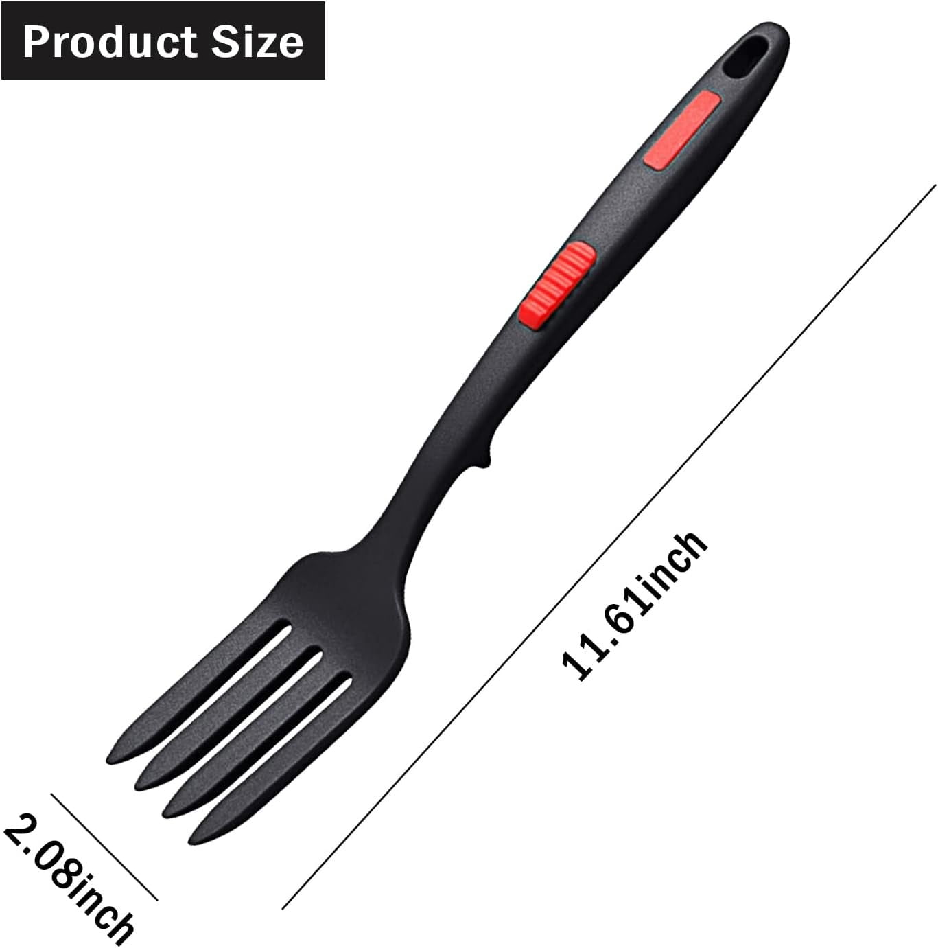 Celebrate 2Pcs Silicone Flexible Fork Heat Cooking Fork Tools ...