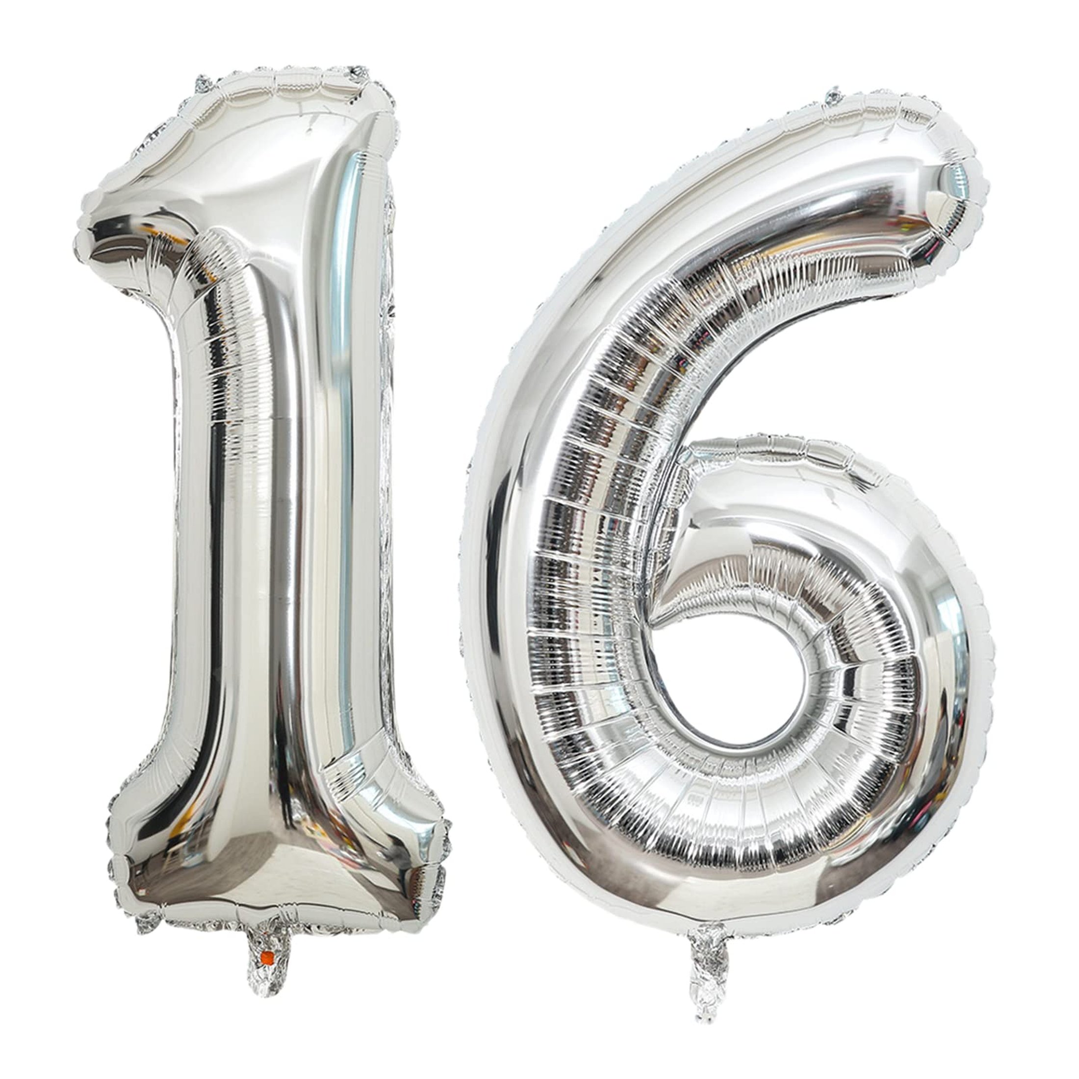 Celebrate with our 32 Inch Silver Number 16 Balloons, perfect for 16th ...