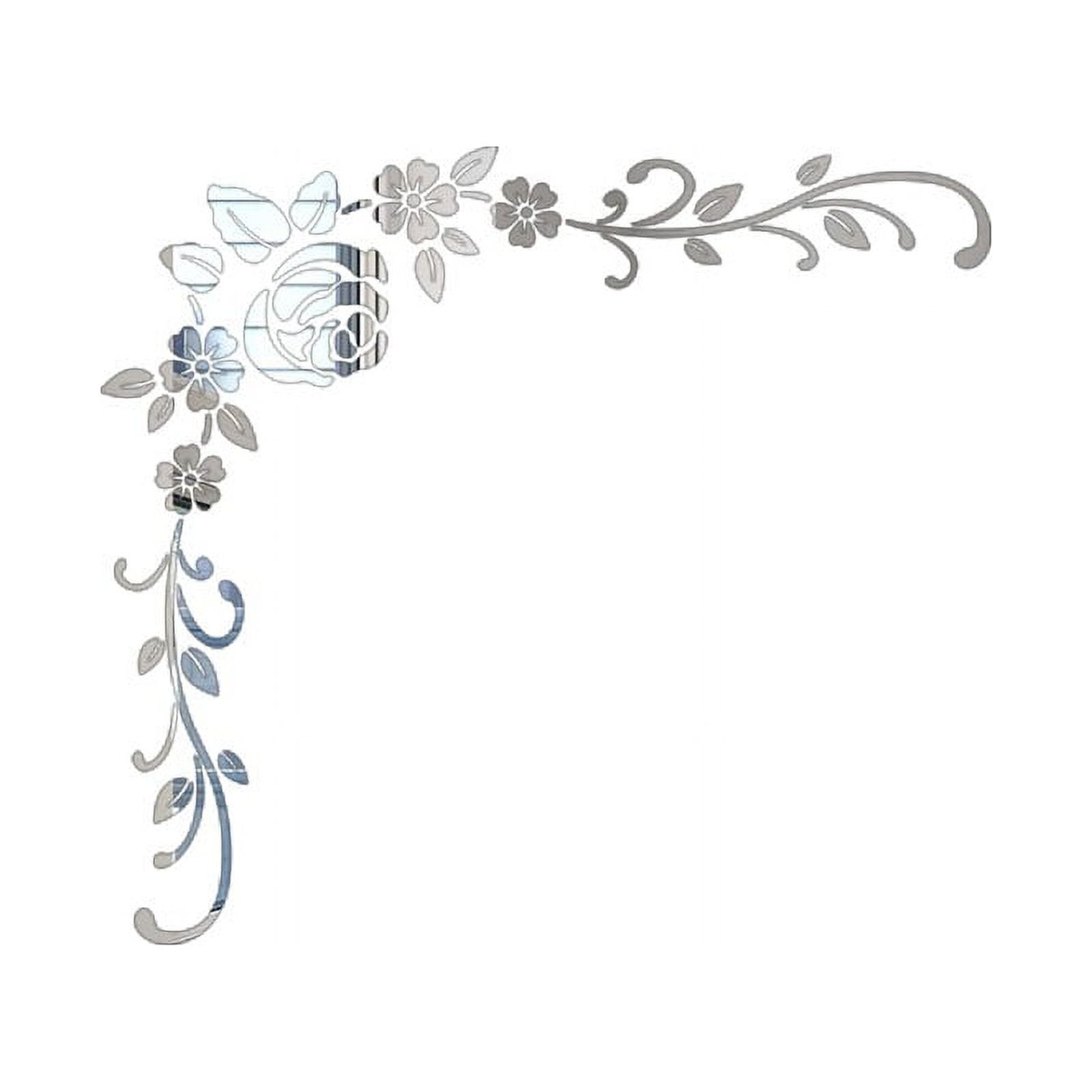 Celebrate 3D Diy Flower Shape Acrylic Wall Sticker Modern Stickers ...