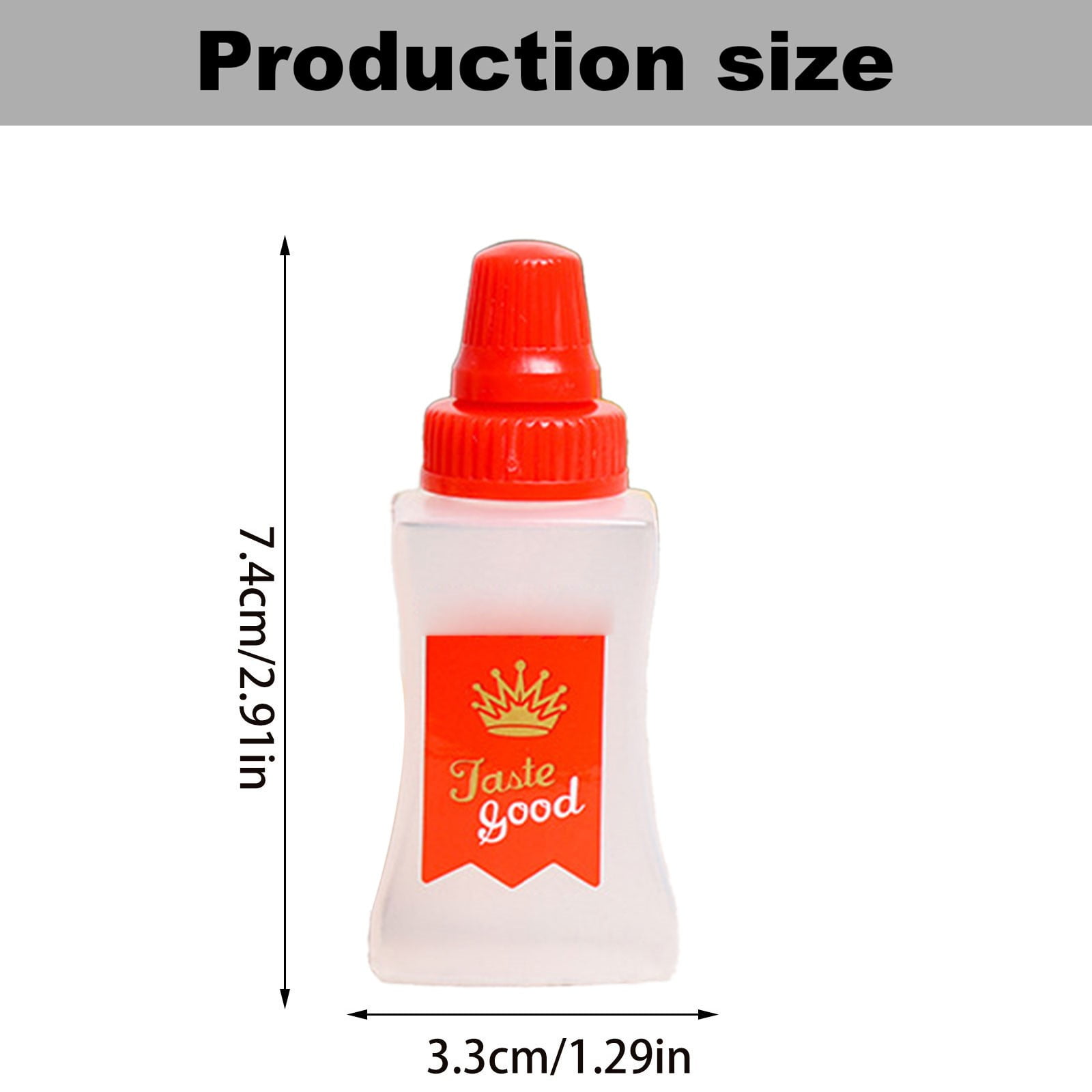 Celebrate 4 Pieces Mini Ketchup Bottle 25Ml Condiment Bottles Empty ...