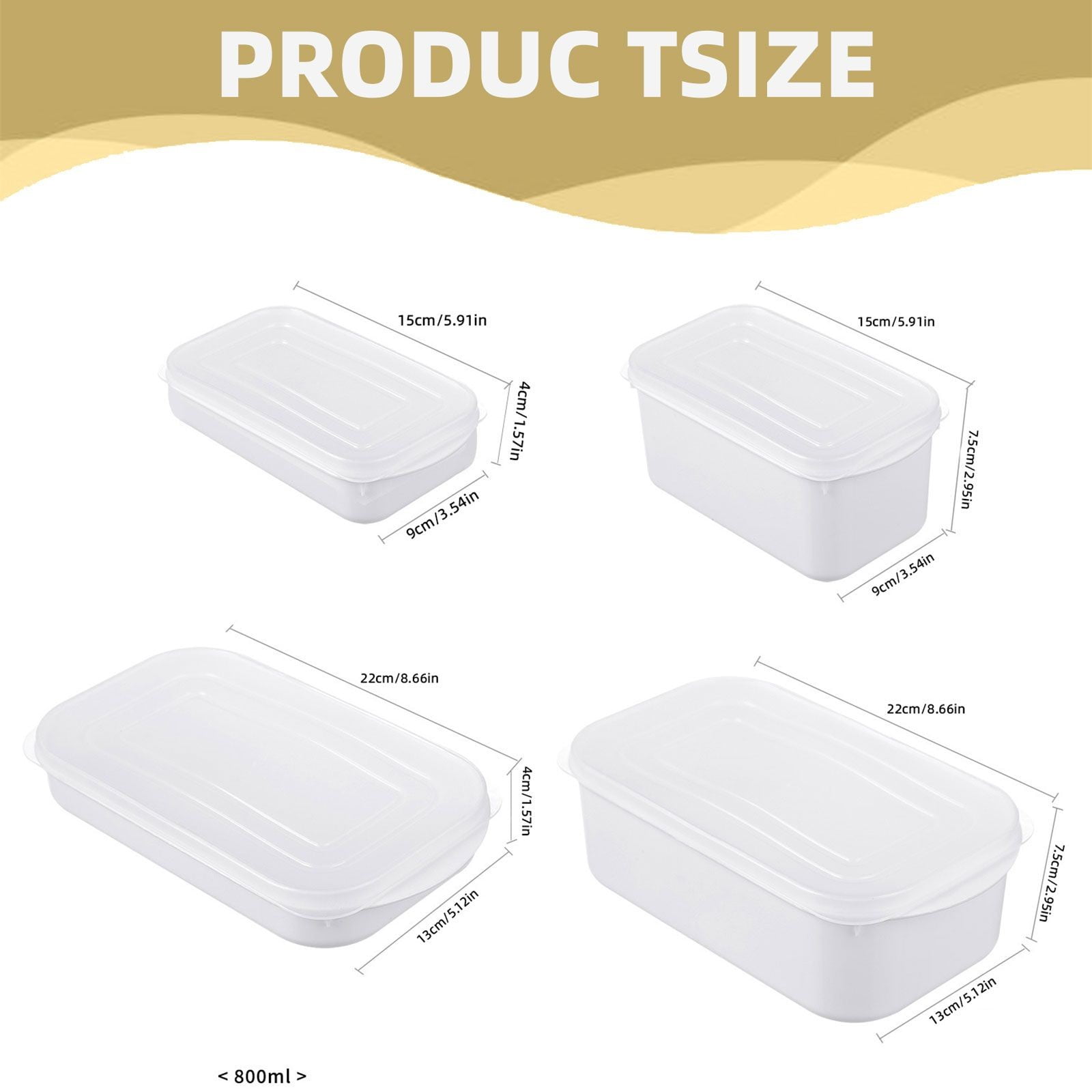 Celebrate 4 Size Microwave Lunch Box Insulated Sealed Storage Household ...