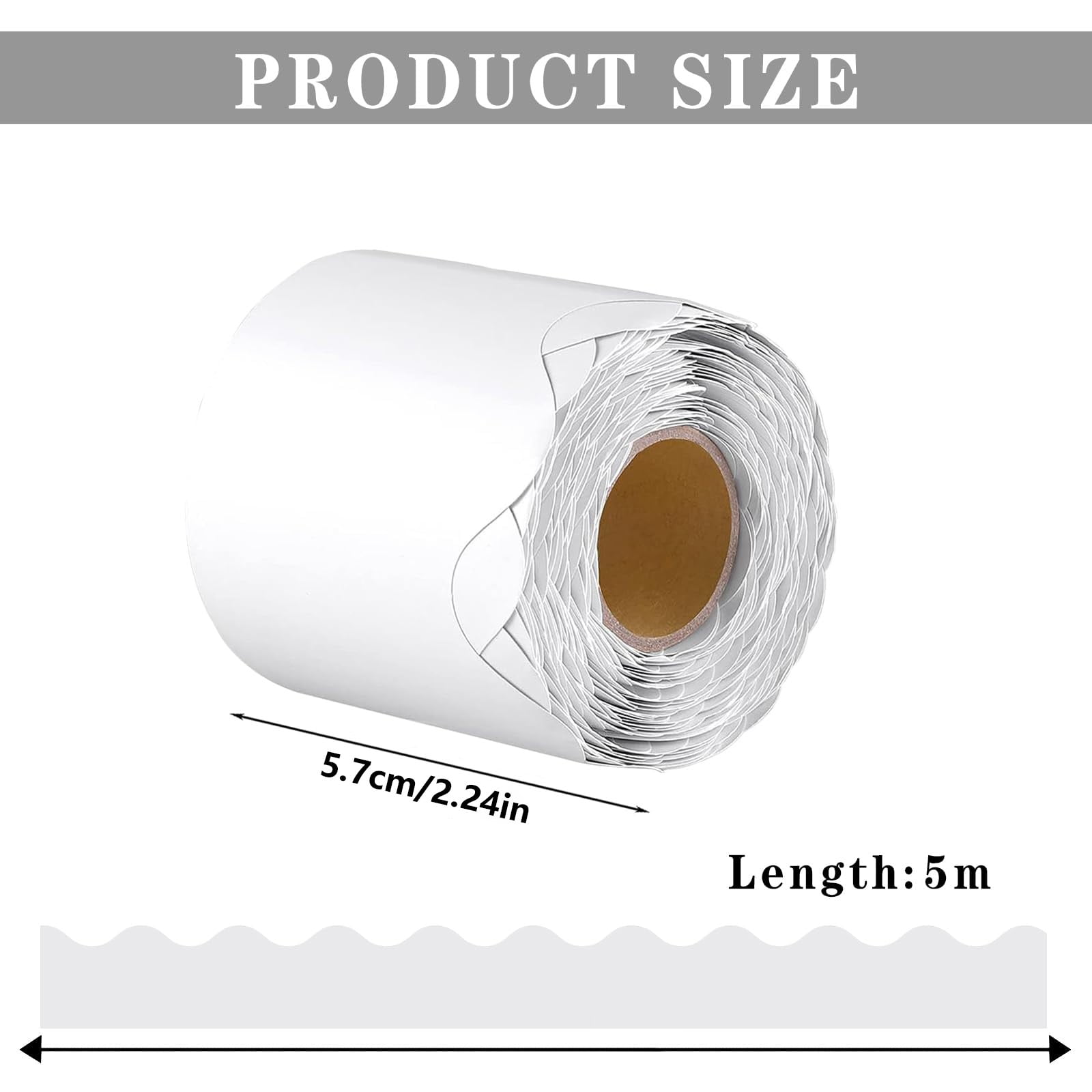 Celebrate 5M Bulletin Border Trim Chalkboard Border Paper Roll School ...