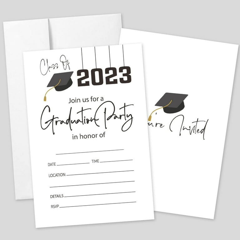 Dual Graduation Party Invitations