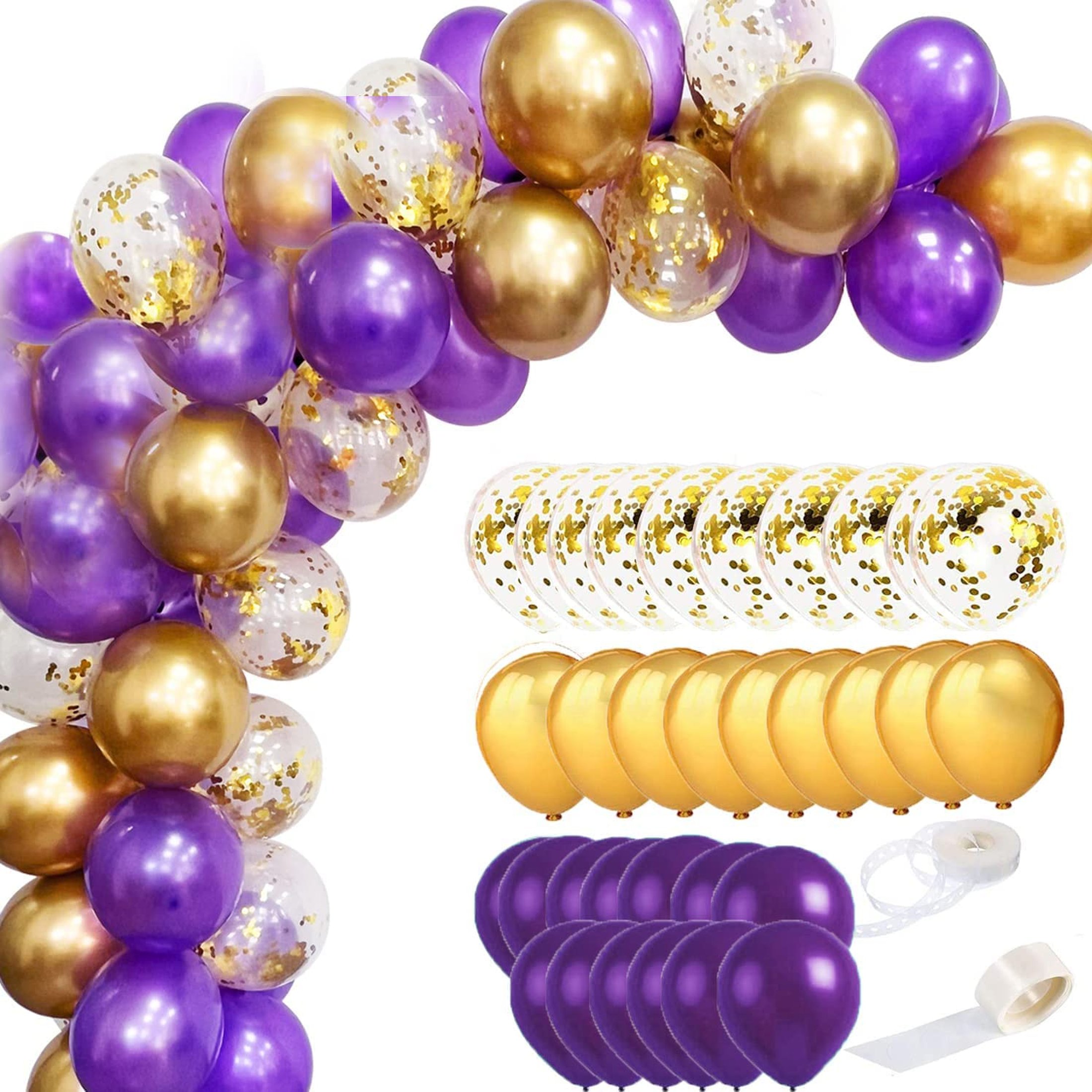 Celebrate Your Achievement with Elegant Purple and Gold Graduation ...