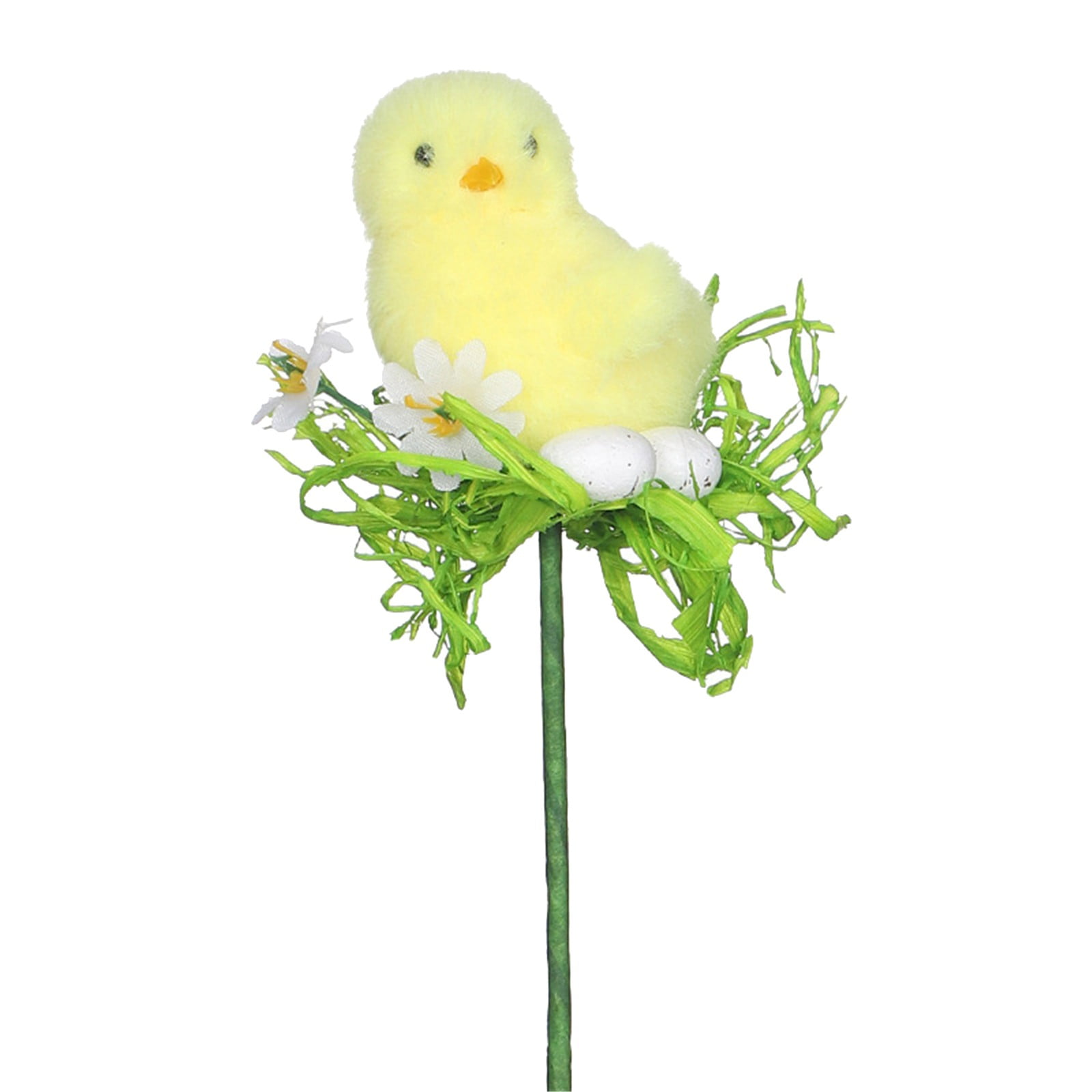 Celebrate Artificial Easter Chicken Decorations Spring Flower ...