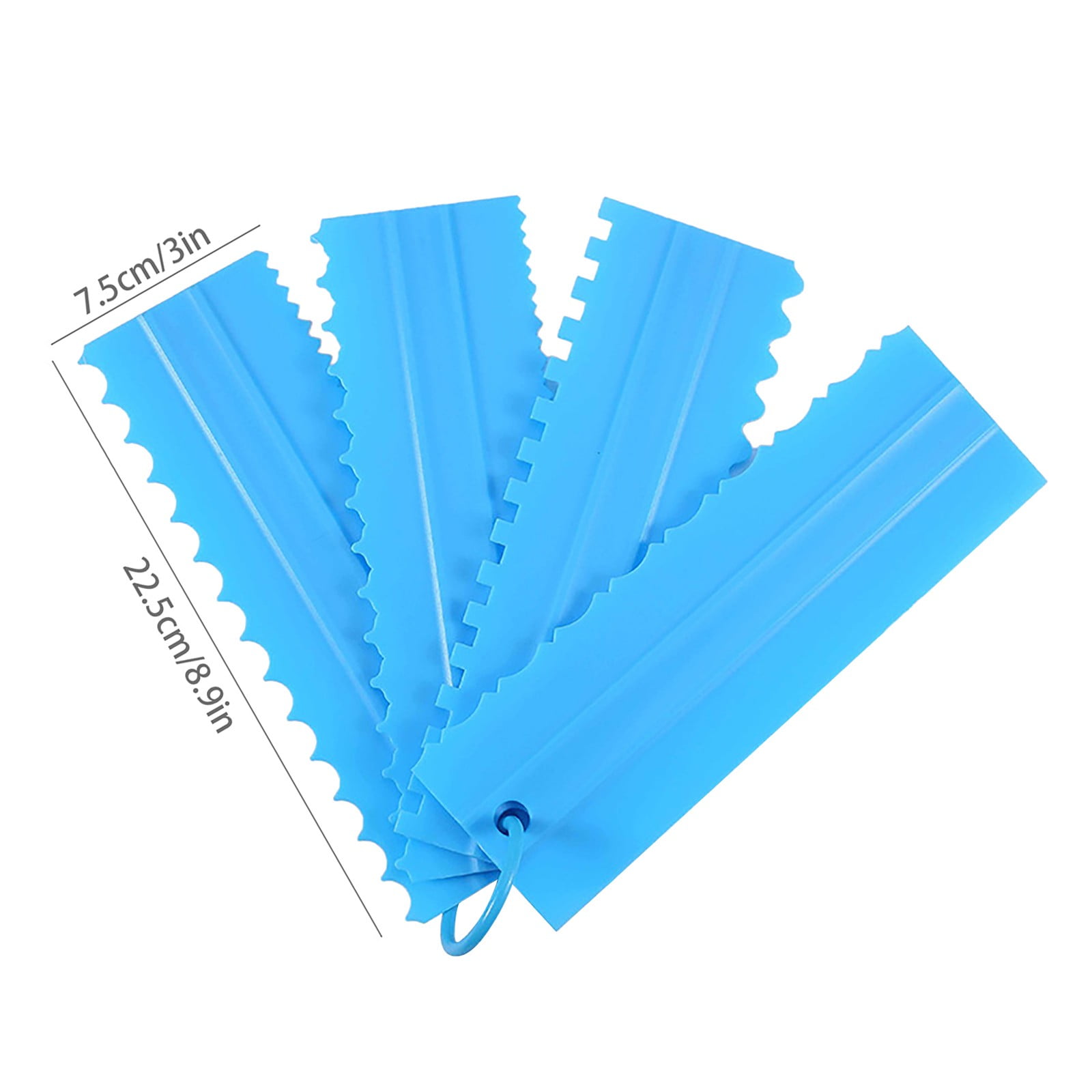 Celebrate Cake Scraper Pattern Cream Scraper Set Diy Baking Tools ...