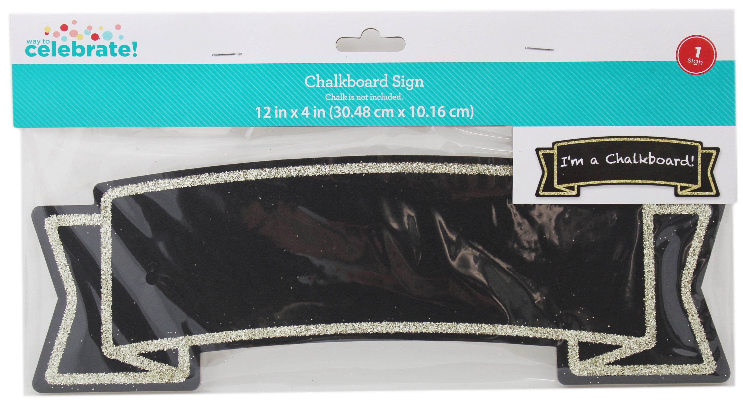 Celebrate! Chalkboard Sign 1ct - Walmart.com