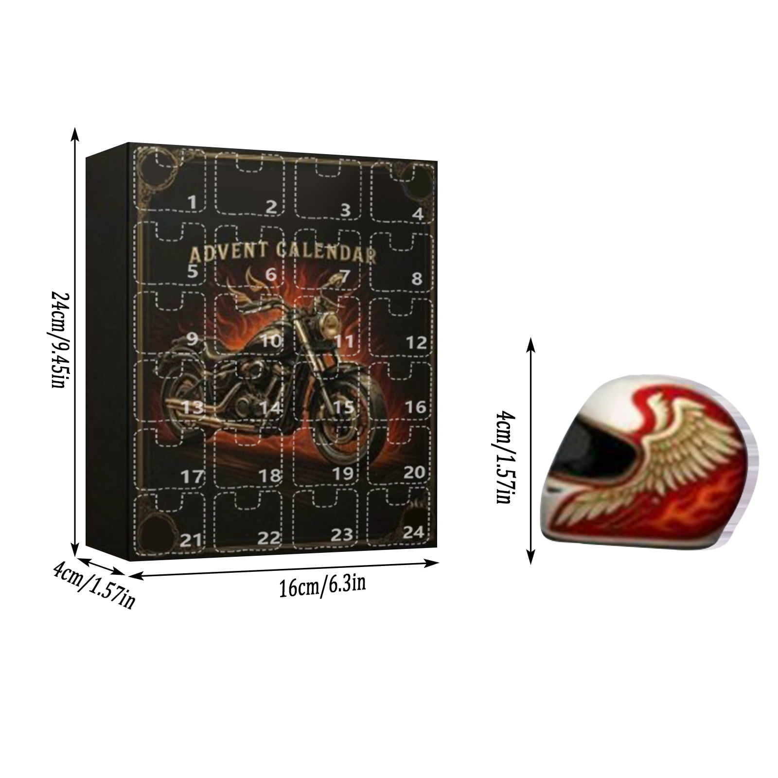 Celebrate Christmas with 2025 Motorcycle Advent Calendar, 24 Days ...