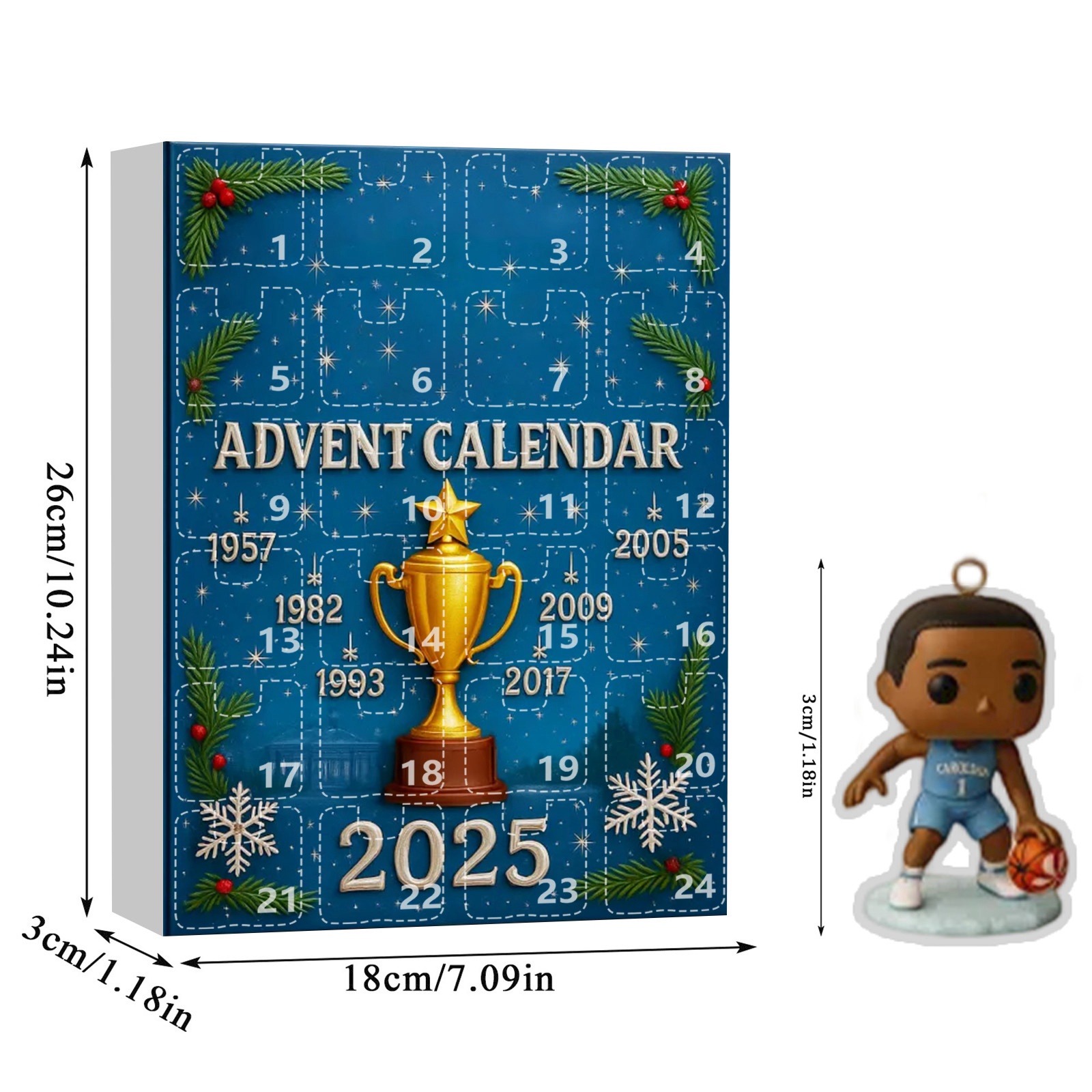 Celebrate Christmas with Basketball Christmas Advent Calendar 2025 ...