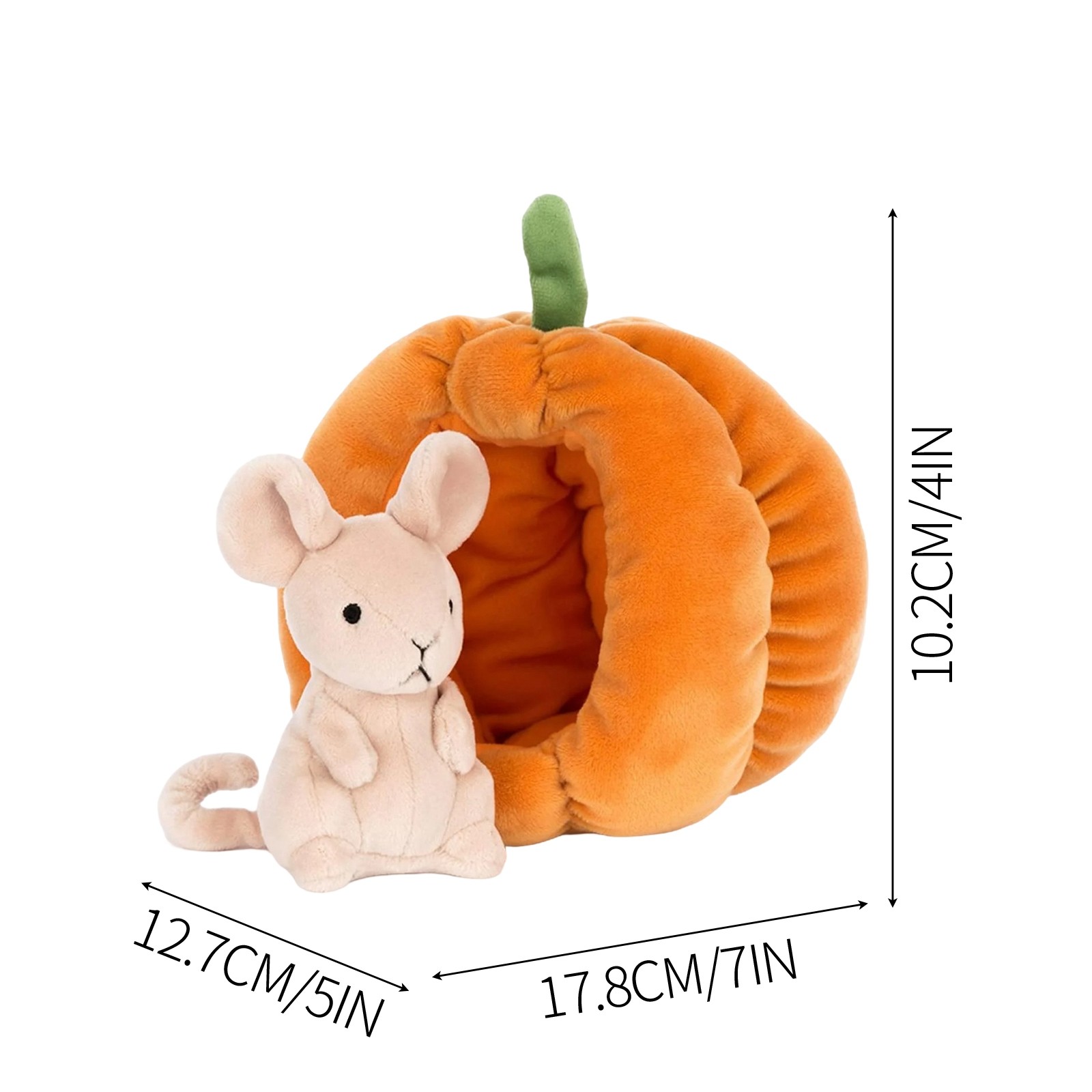 Celebrate Christmas with Brambling Mouse Plush Doll 7.01 In Winter ...