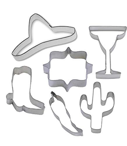 Celebrate Cinco de Mayo! 6-Piece Cookie Cutter Set - Festive Fun for ...