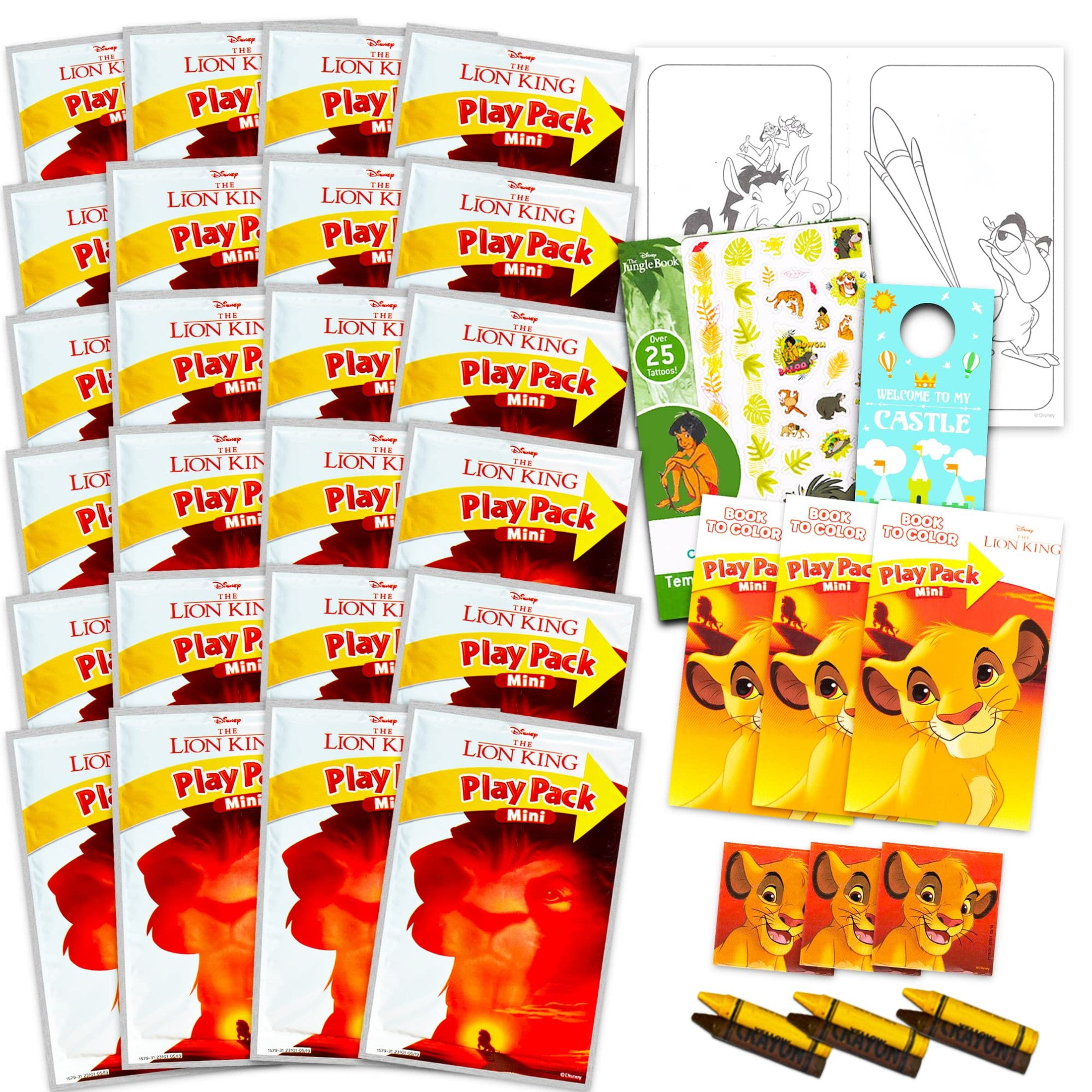 Celebrate & Create Pack - 24 Mini Play Packs with Stickers, Coloring ...
