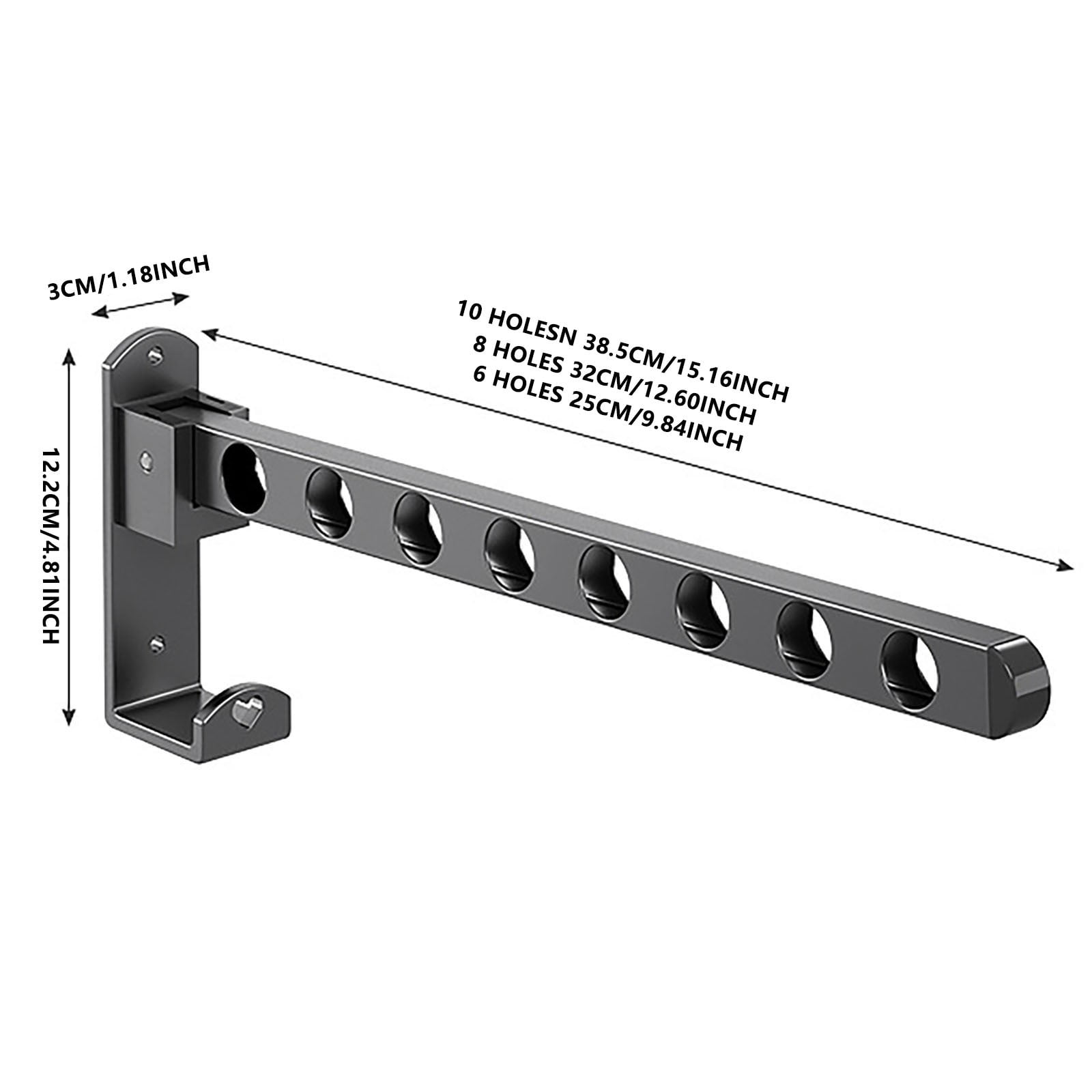 Celebrate Creative Stacked Clothes Hanger Wall Mounted Wall Without ...