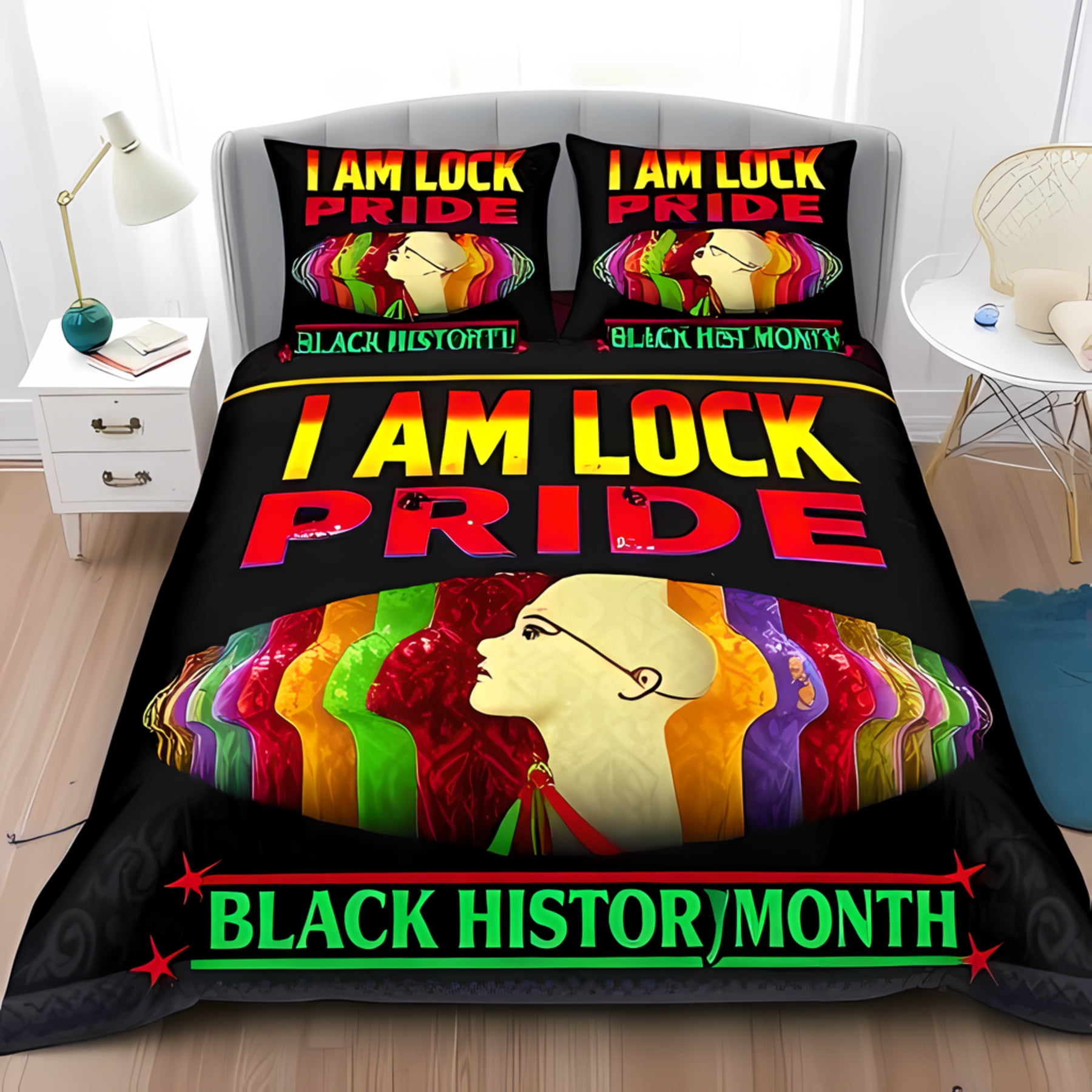 Celebrate Culture with the 3-Piece "I Am Lock Pride" Duvet Cover Set ...